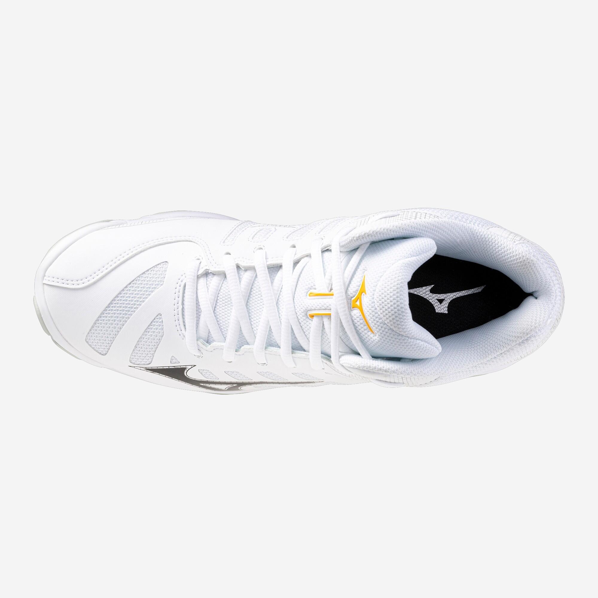 Sapatilhas de Voleibol Mulher Mizuno Wave Voltage 2 Mid Branco | Decathlon