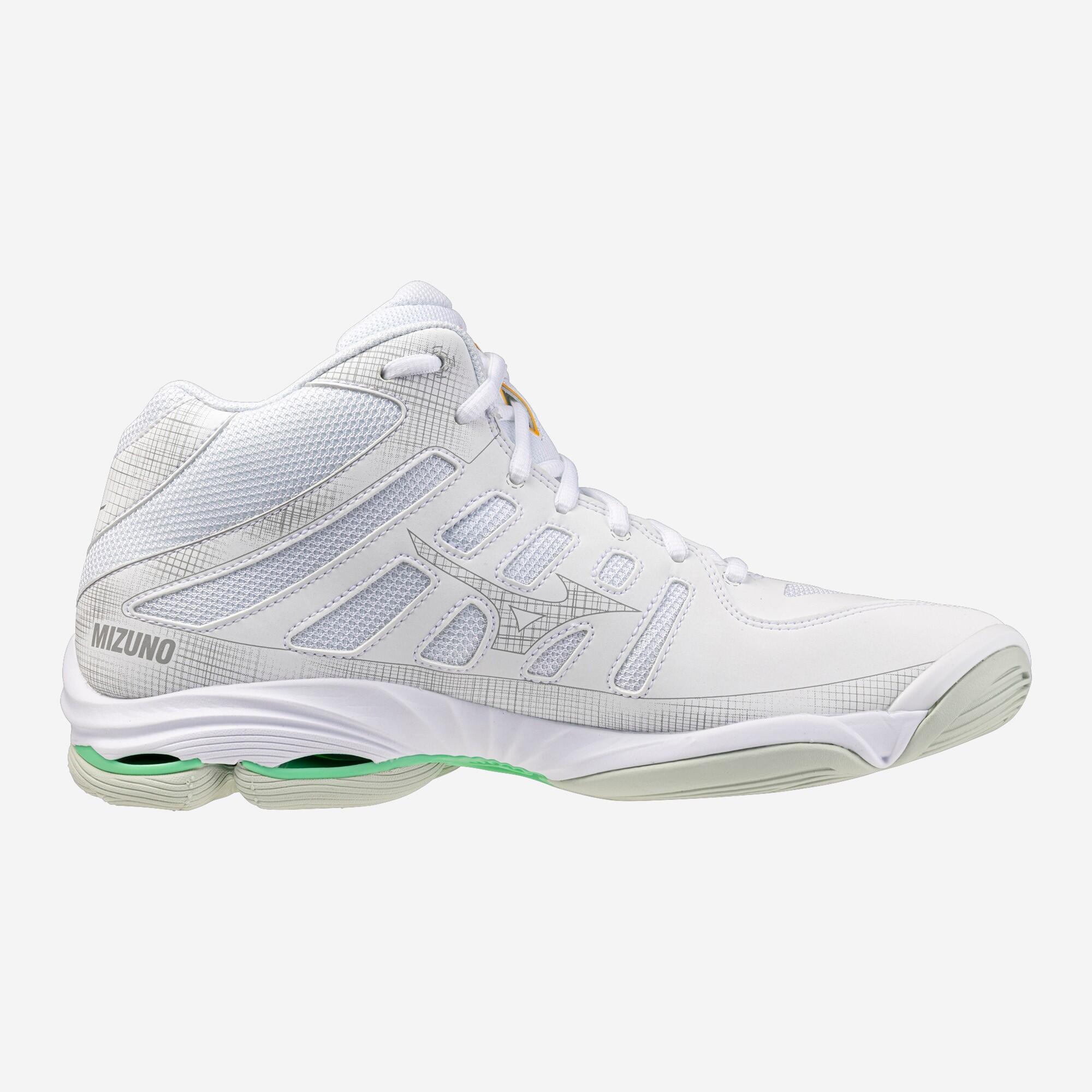 Women's Volleyball Shoes Wave Voltage 2 Mid - White | Decathlon