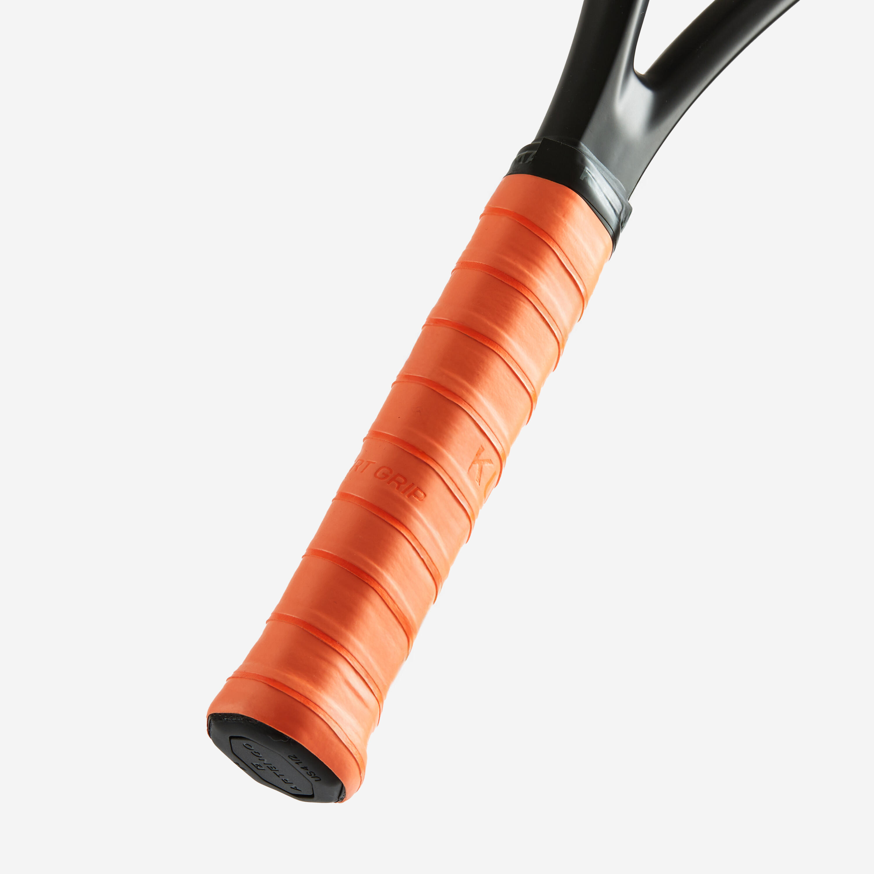 Tennis Comfort Overgrip Tri-Pack - Orange - Decathlon