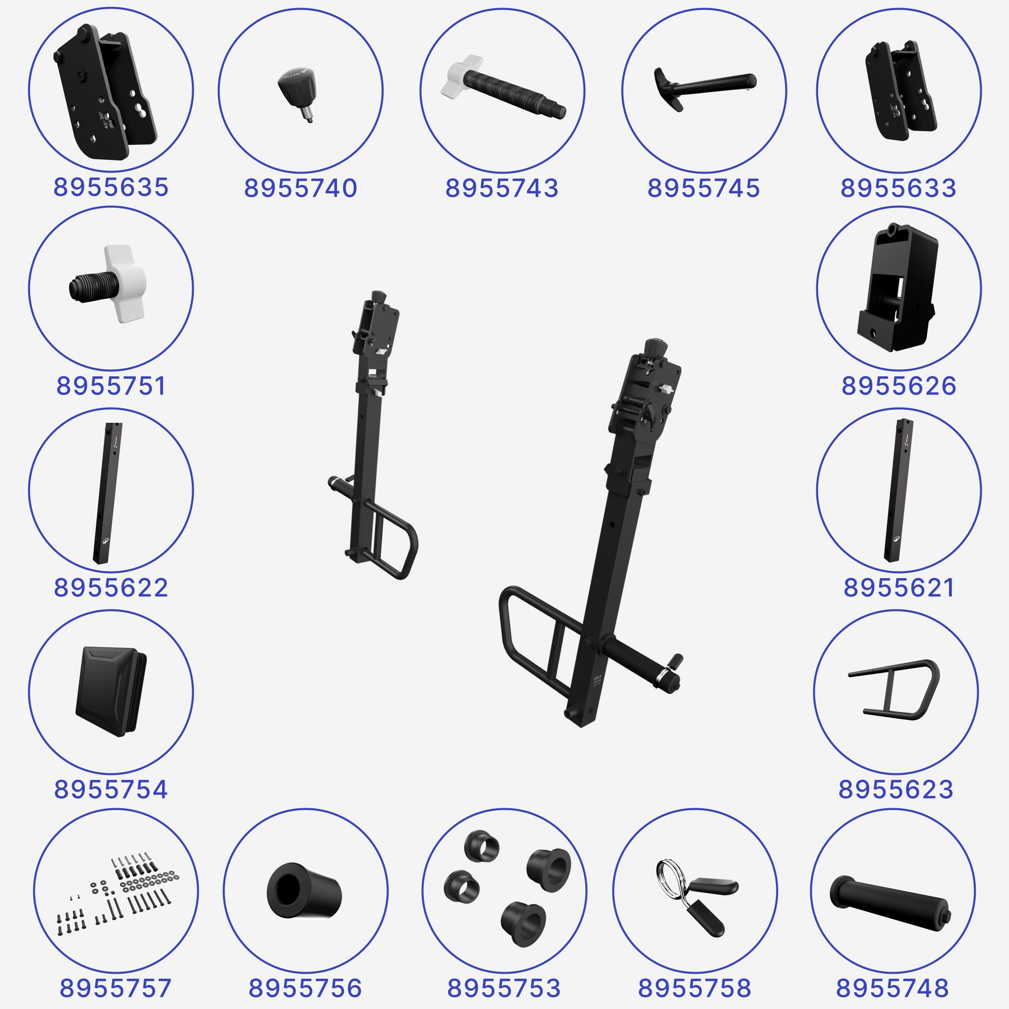 Right-Hand Connector Plate, Jammer Arms Spare Part for Weight Rack ...