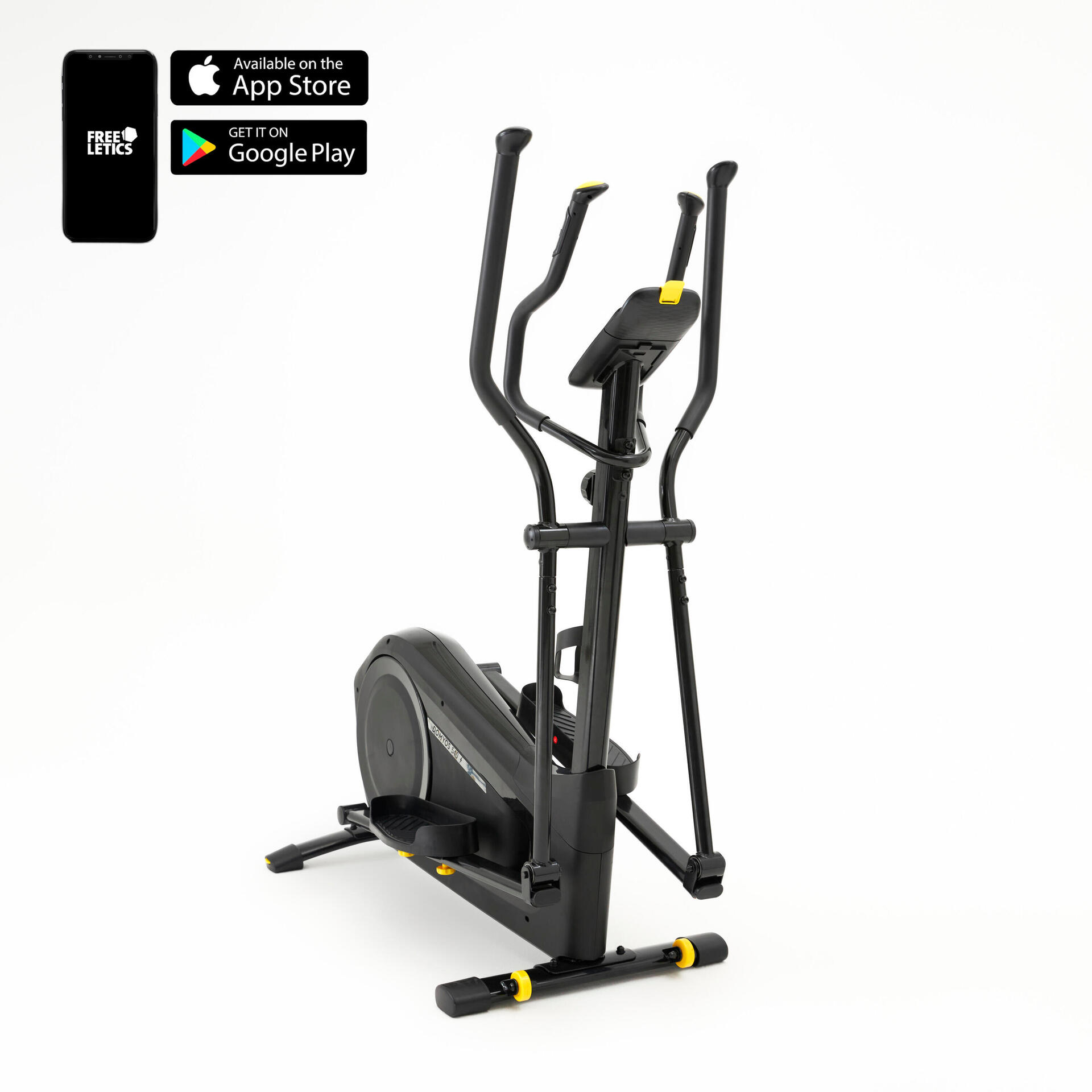 Self-Powered Cross Trainer with Smart Console for E-Connected & Kinomap ...