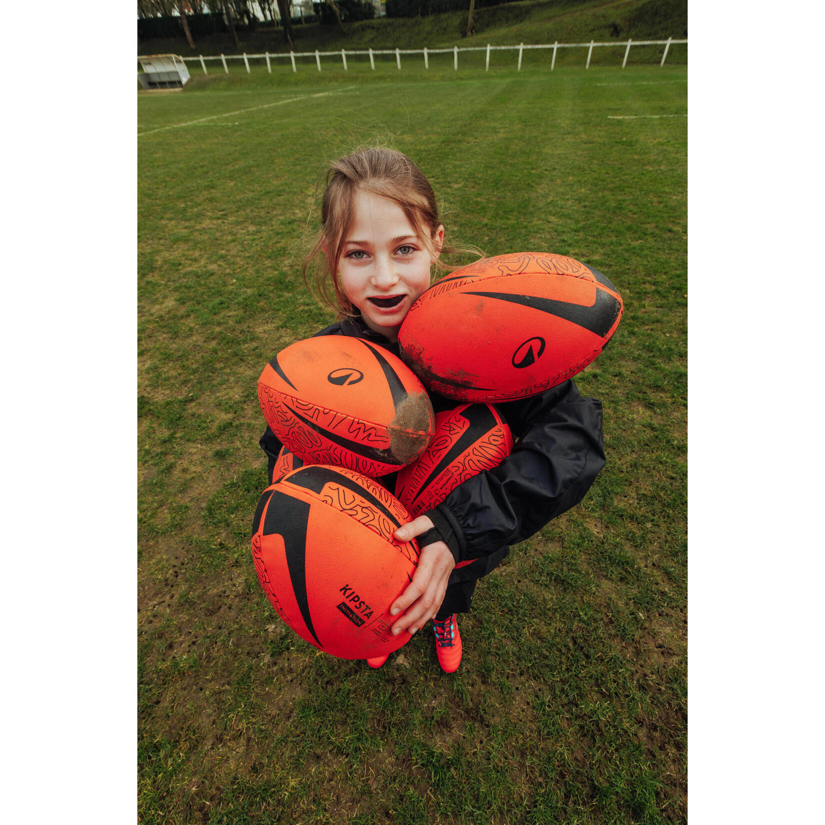 KIPSTA Initiatiebal voor rugby maat 4 oranje | Decathlon