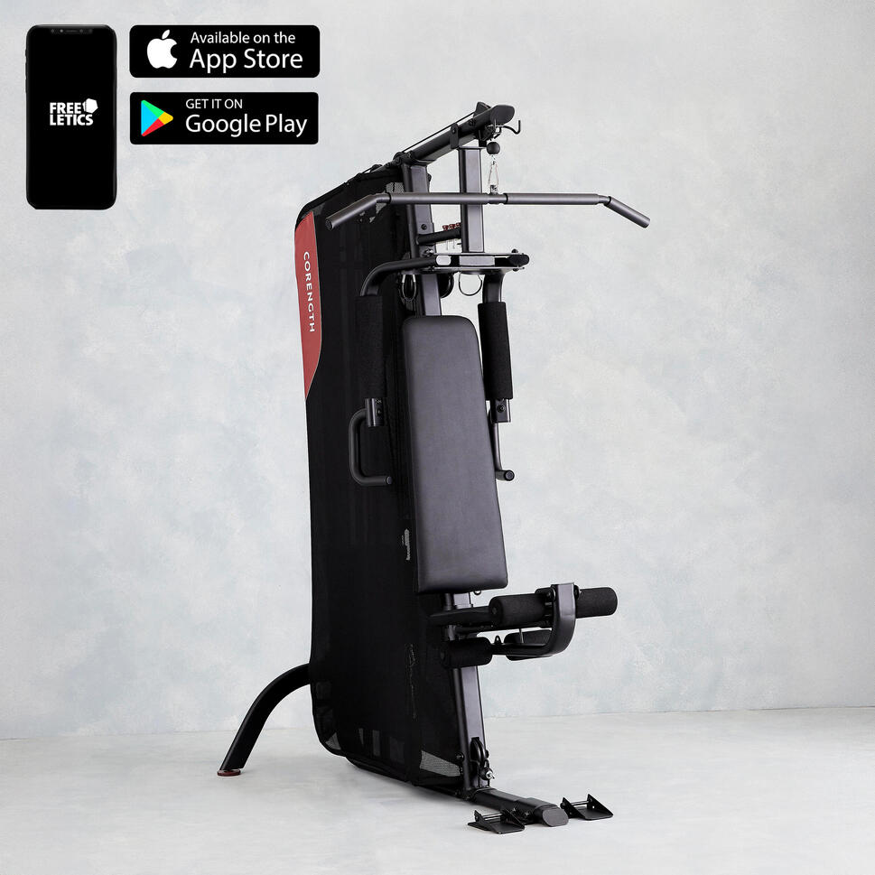 Compact Guided Weight Machine - Home Gym 900 | Decathlon