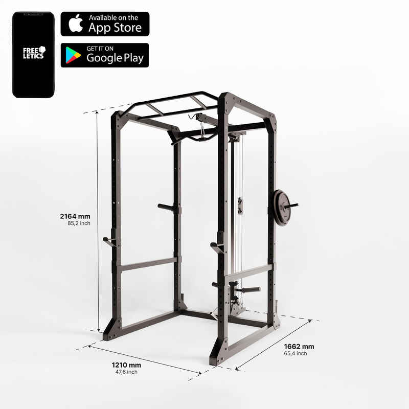 RACK MUSCULACIÓN POWER RACK 900 - Decathlon