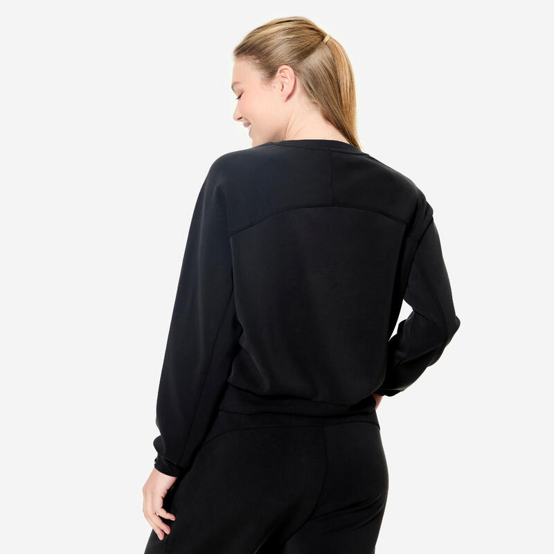 Sweat de Yoga pour Femme - Noir DOMYOS | Decathlon