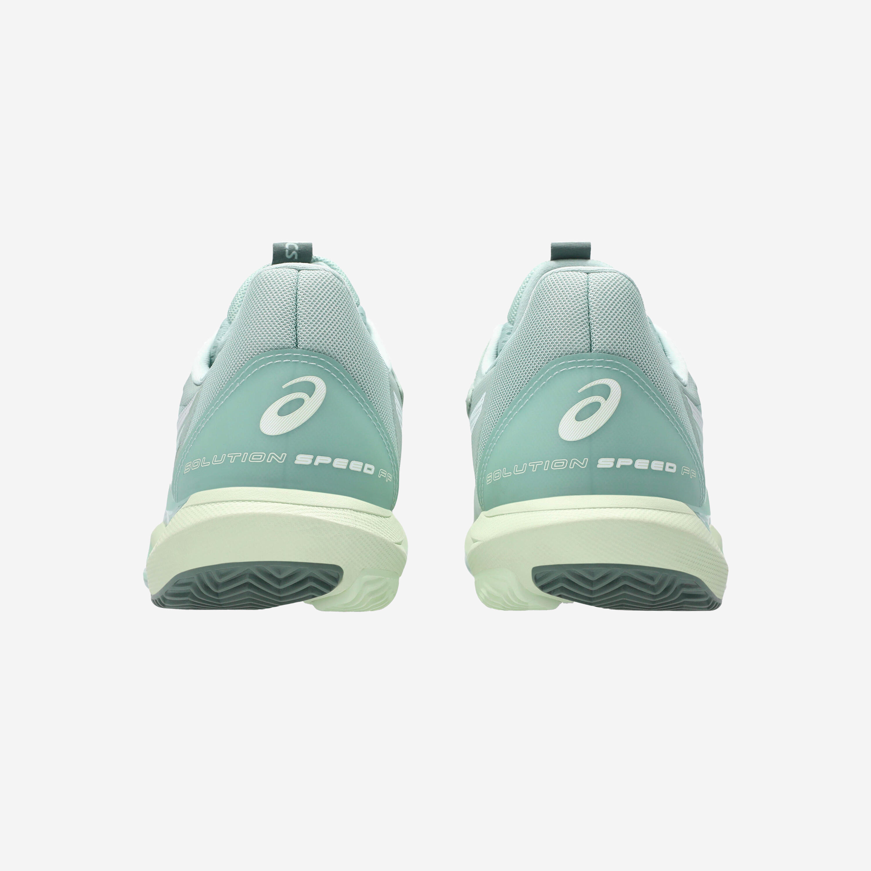 Women's Tennis Clay Court Shoes - Asics Gel Solution Speed FF 3 Light green - Decathlon