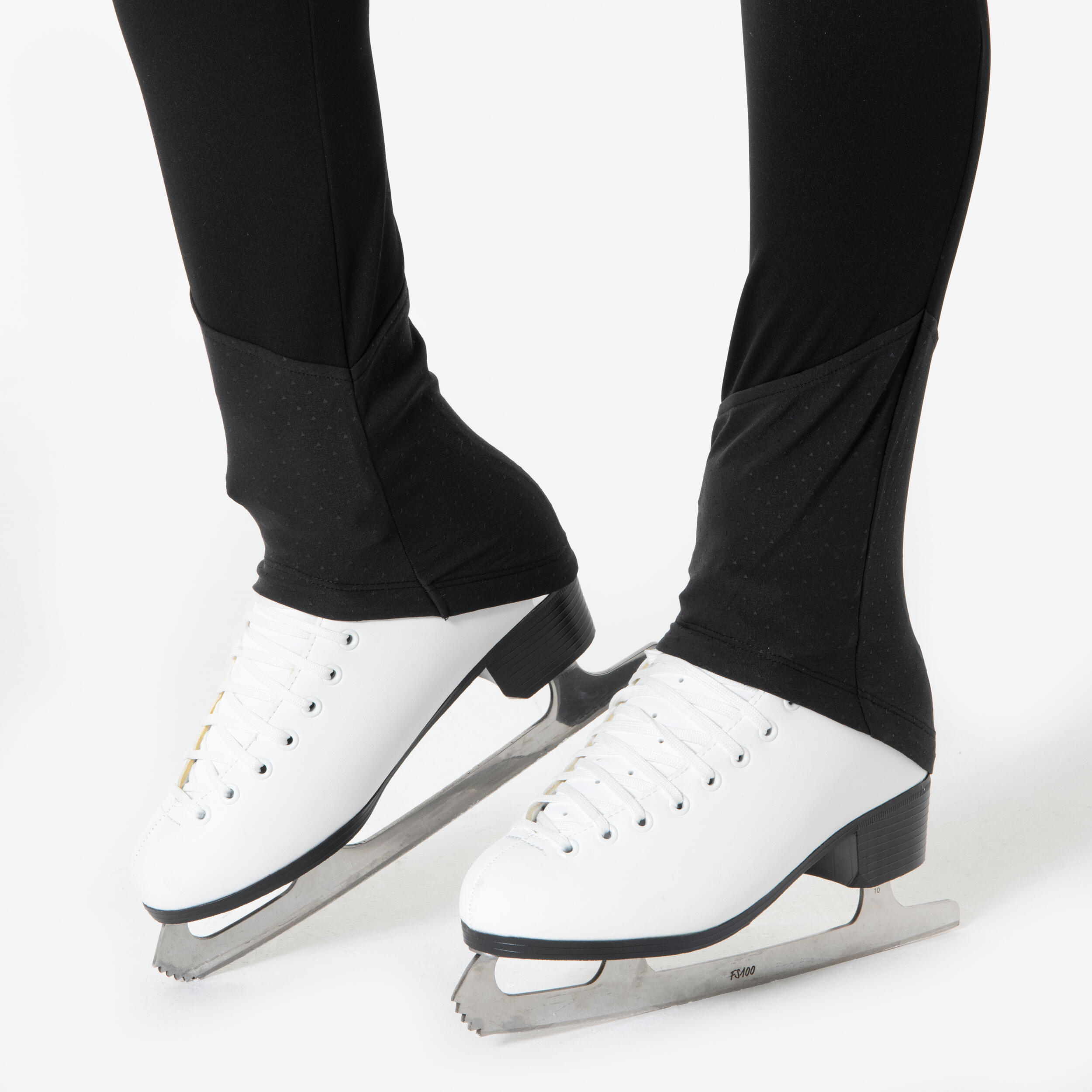 Adult Figure Skating Training Leggings - Black AXELYS | Decathlon