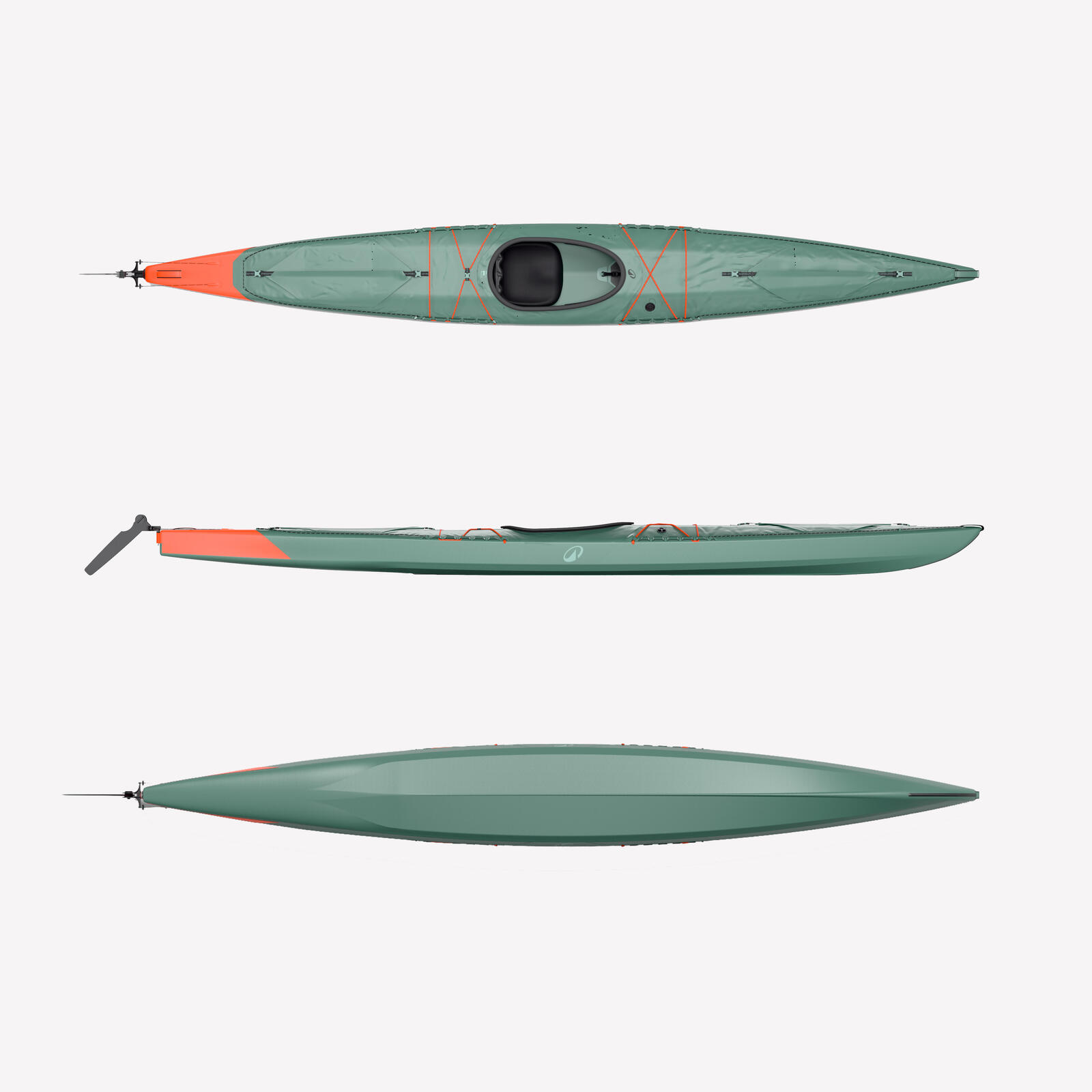 Inflatable expedition kayak high-pressure reinforced Dropstitch 1 ...