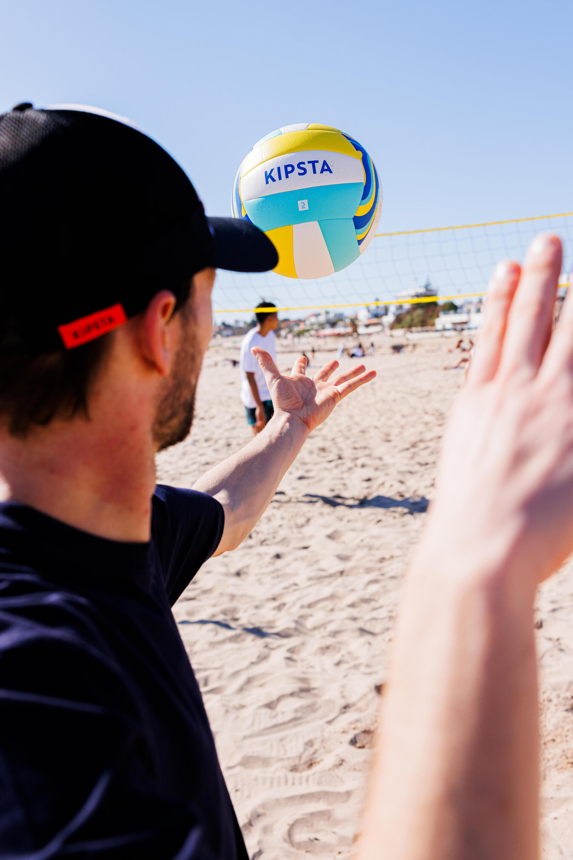 Beach Volleyball Size 5 BV100 Classic - Turquoise