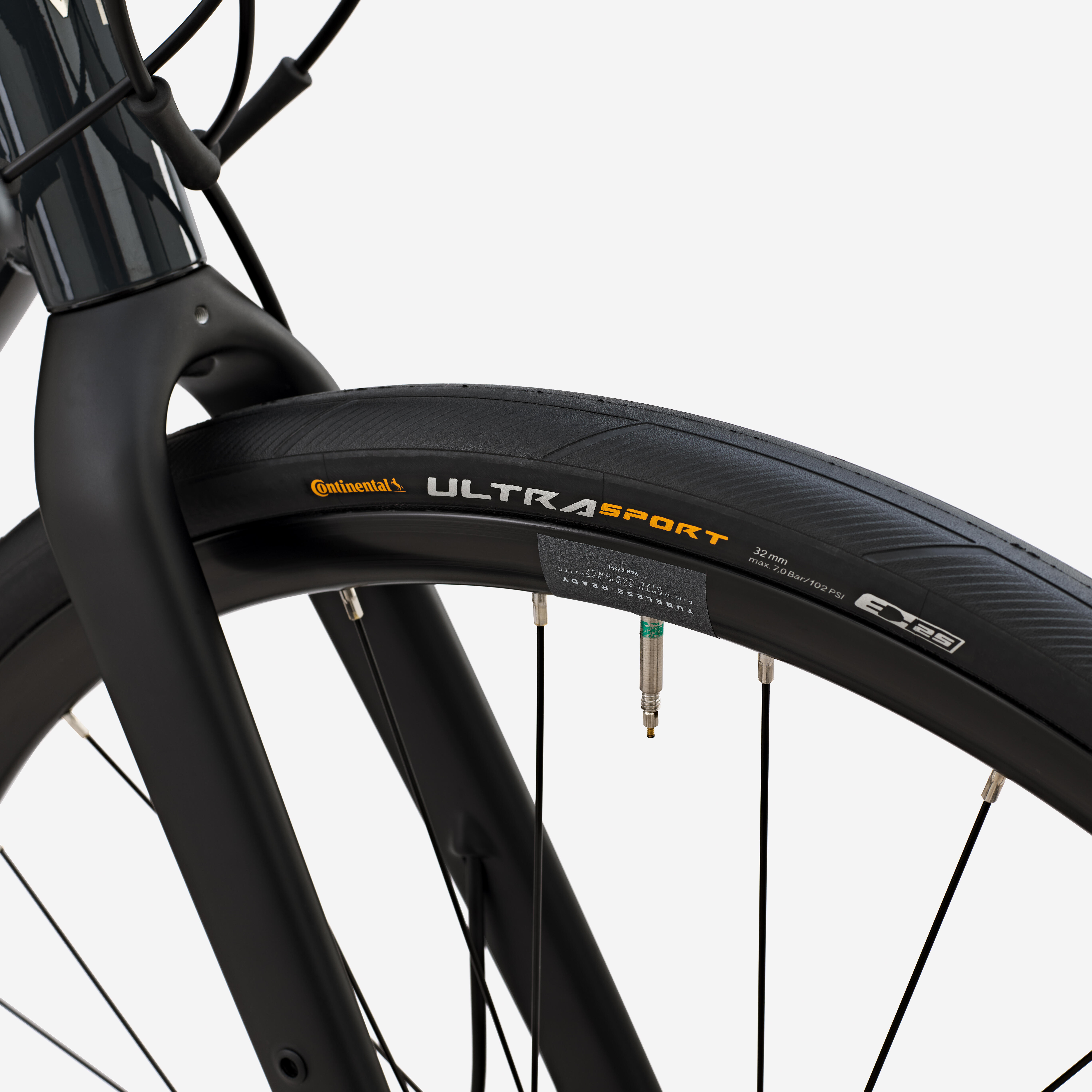 Šosejas velosipēds “EDR AF Endurance”, Microshift Sword 2x10v, tumši pelēks - Decathlon