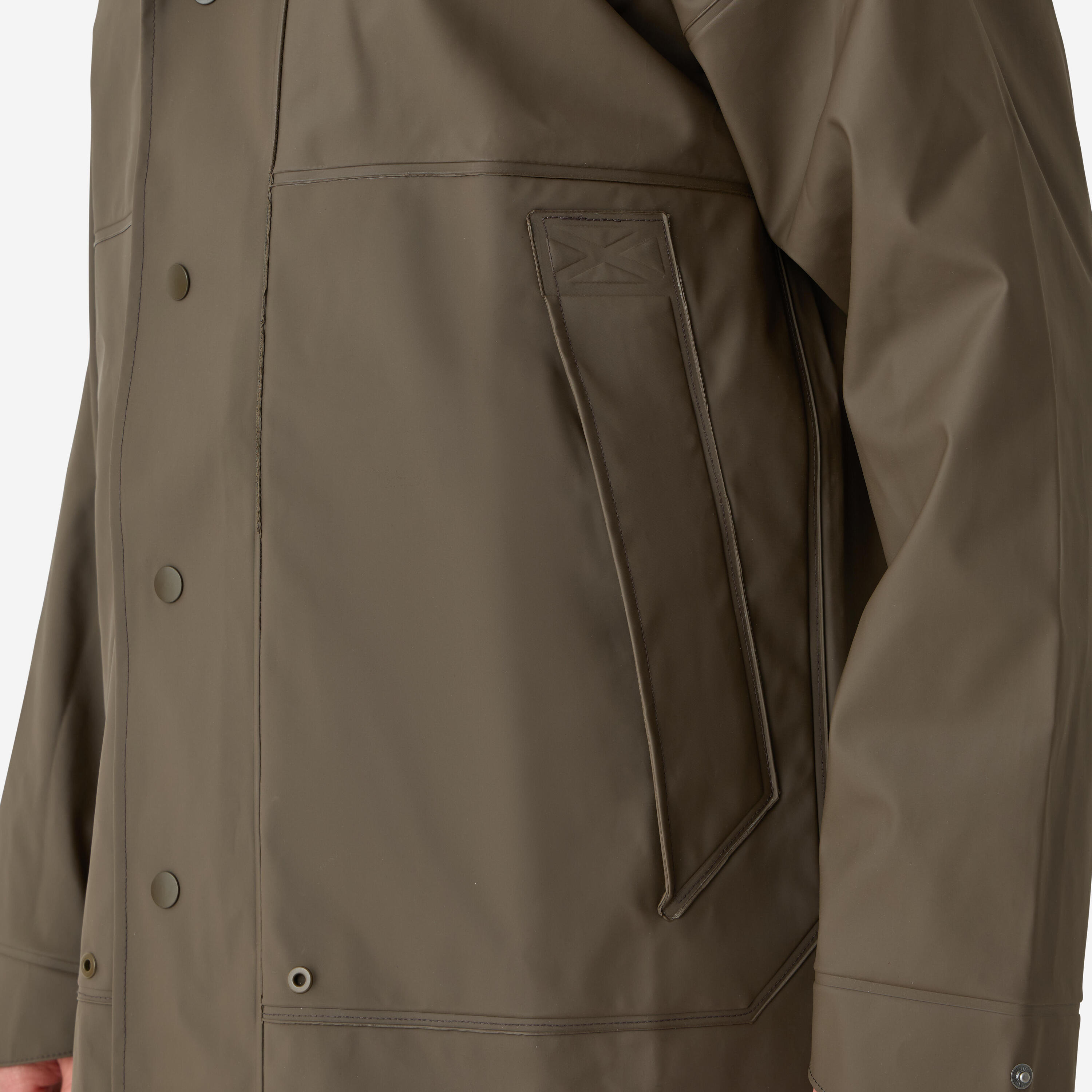 Men’s windproof waterproof oilskin 500 - green SOLOGNAC | Decathlon