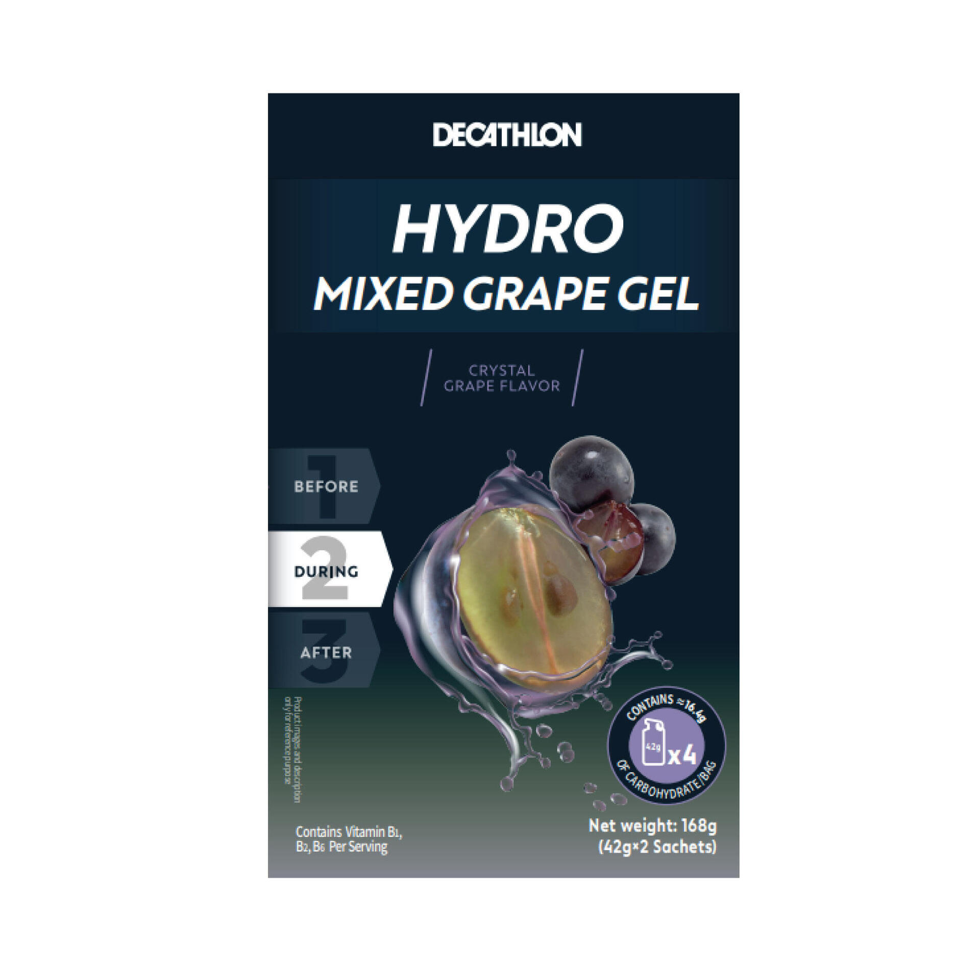 HYDRO GEL Energy Gel 4 x 42g - Grape