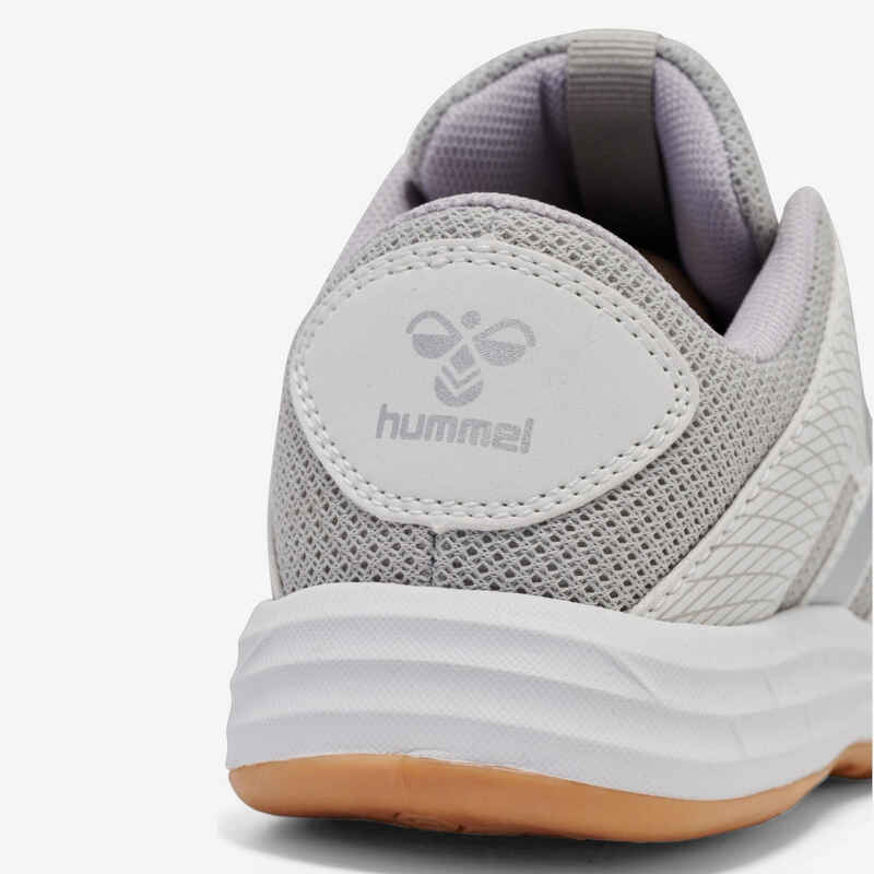 Otroški čevlji za rokomet Multiplay VC z vezalkami - bež - Decathlon