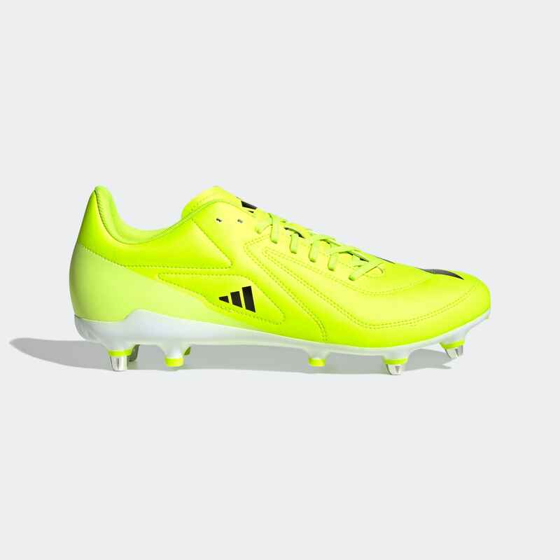 Adult Rugby Boots RS15 SG Hybrid - Neon Yellow - Decathlon