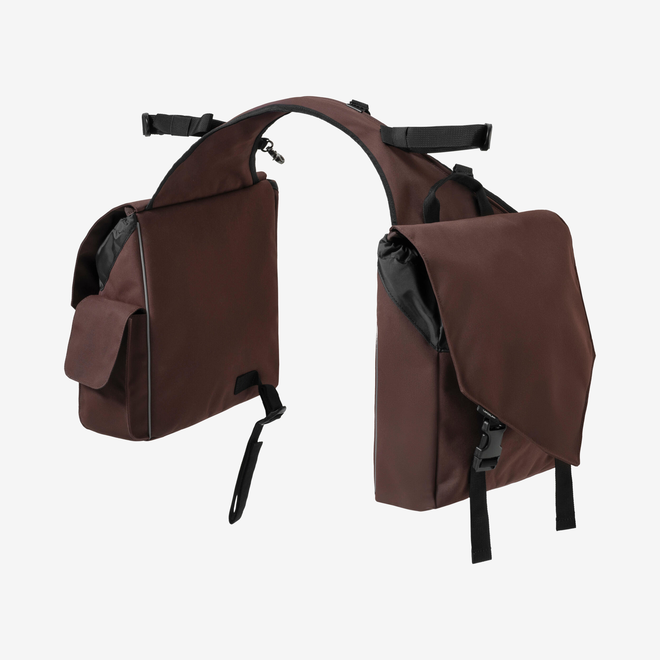 Horse Riding Hacking Saddle Bags Sentier - Brown FOUGANZA | Decathlon