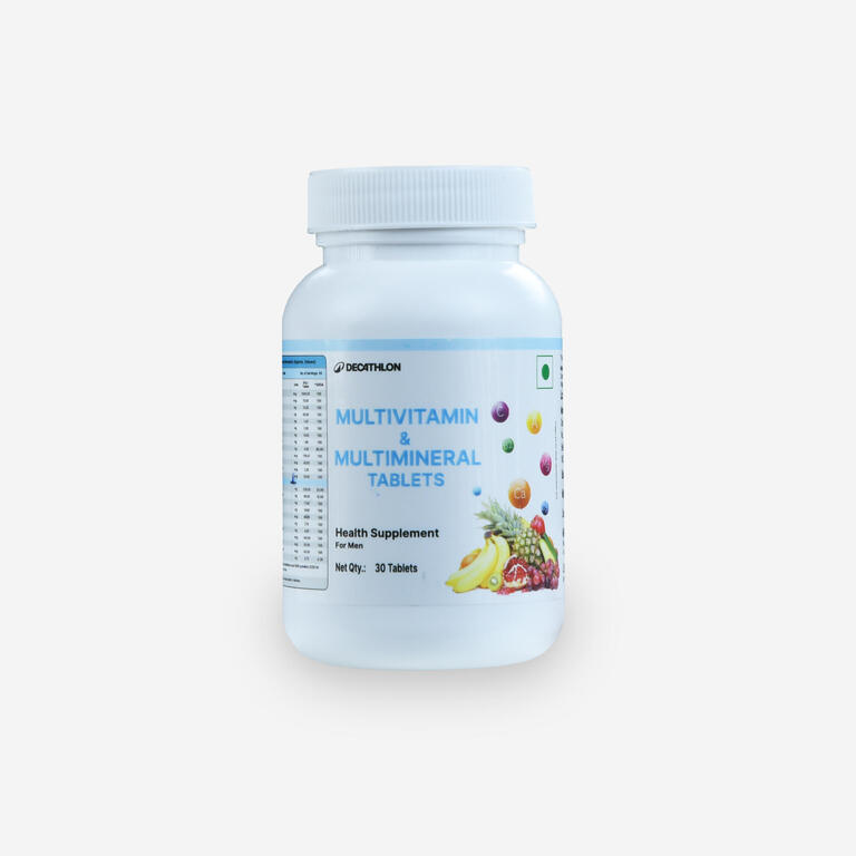 Decathlon Multivitamin and Multimineral Tablets Men 1*30