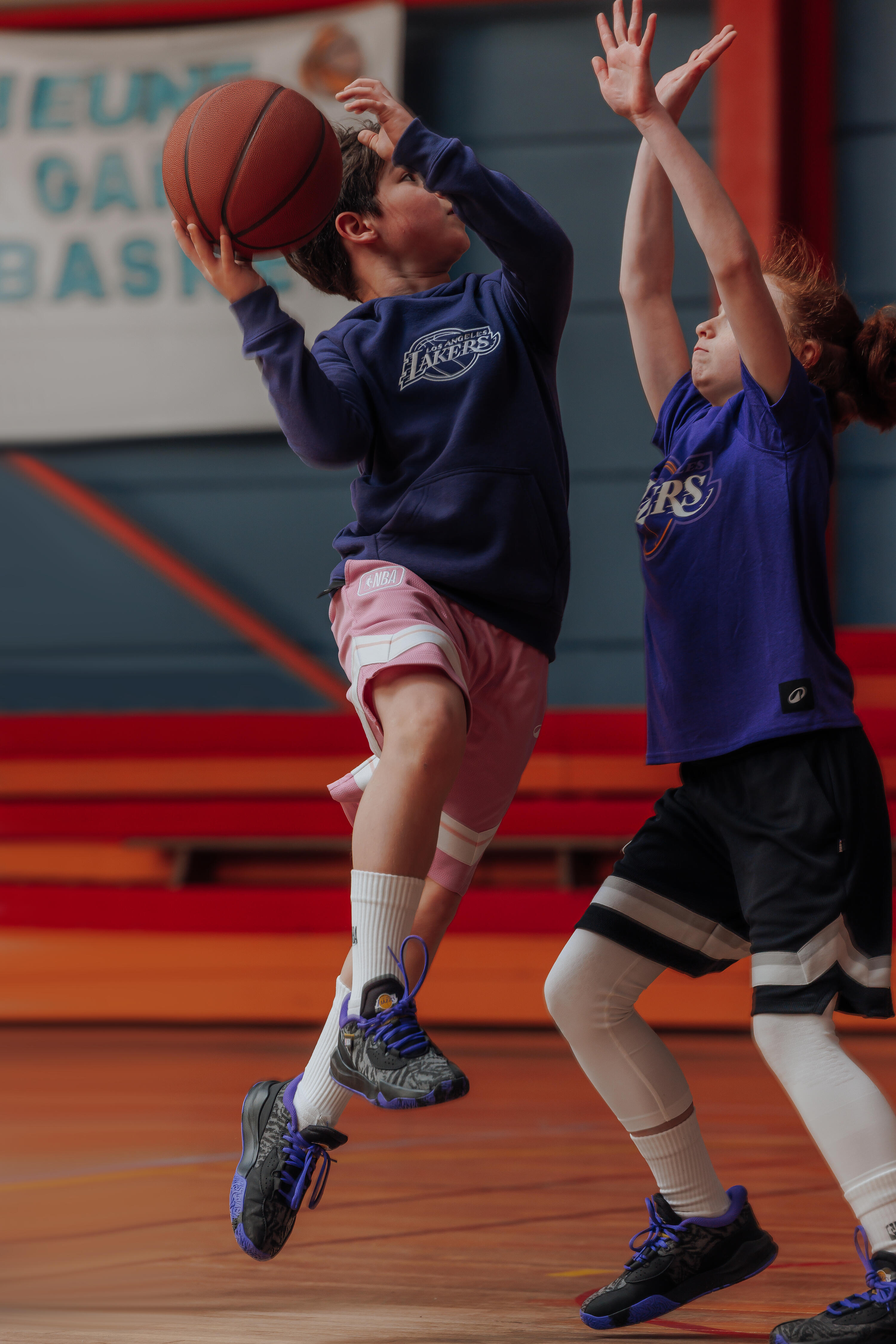 Kids' Basketball Base Layer Capri Leggings / Tights NBA - White TARMAK ...