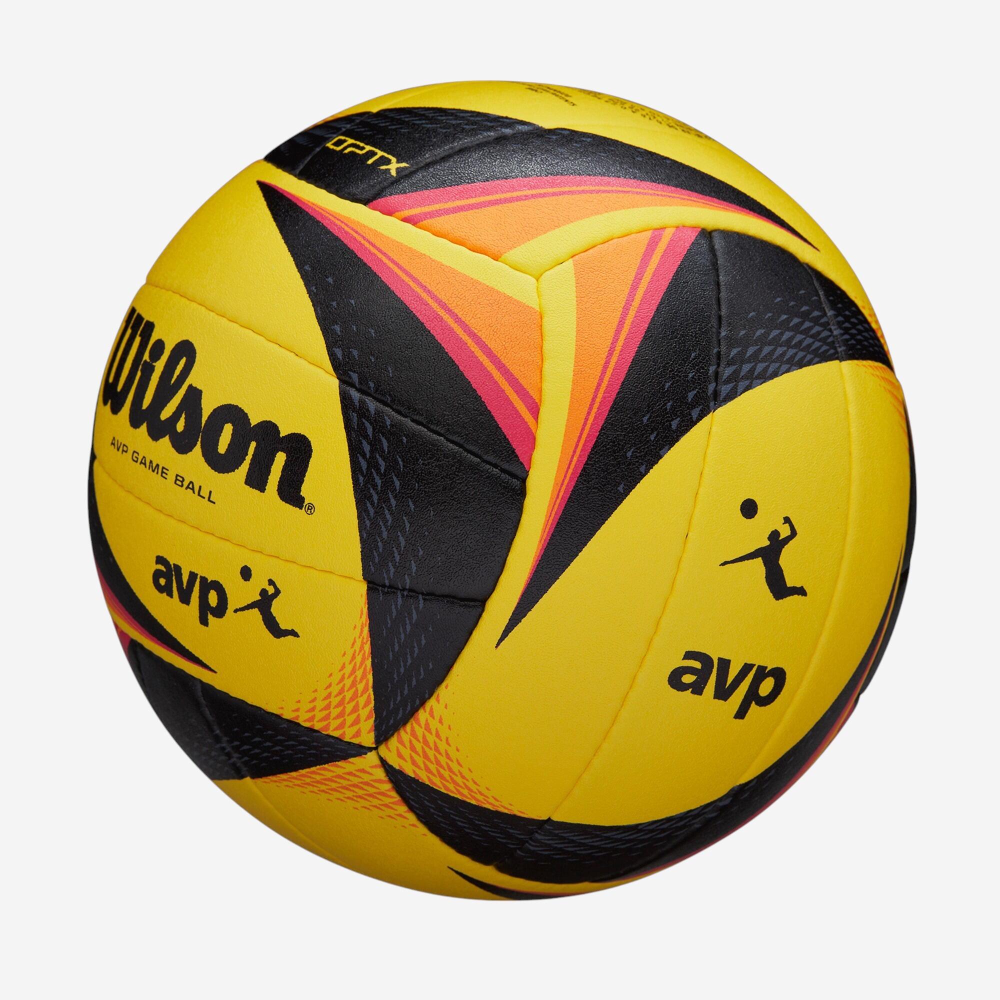 Pludmales volejbola bumba “Wilson OPTX AVP”, dzeltena - Decathlon