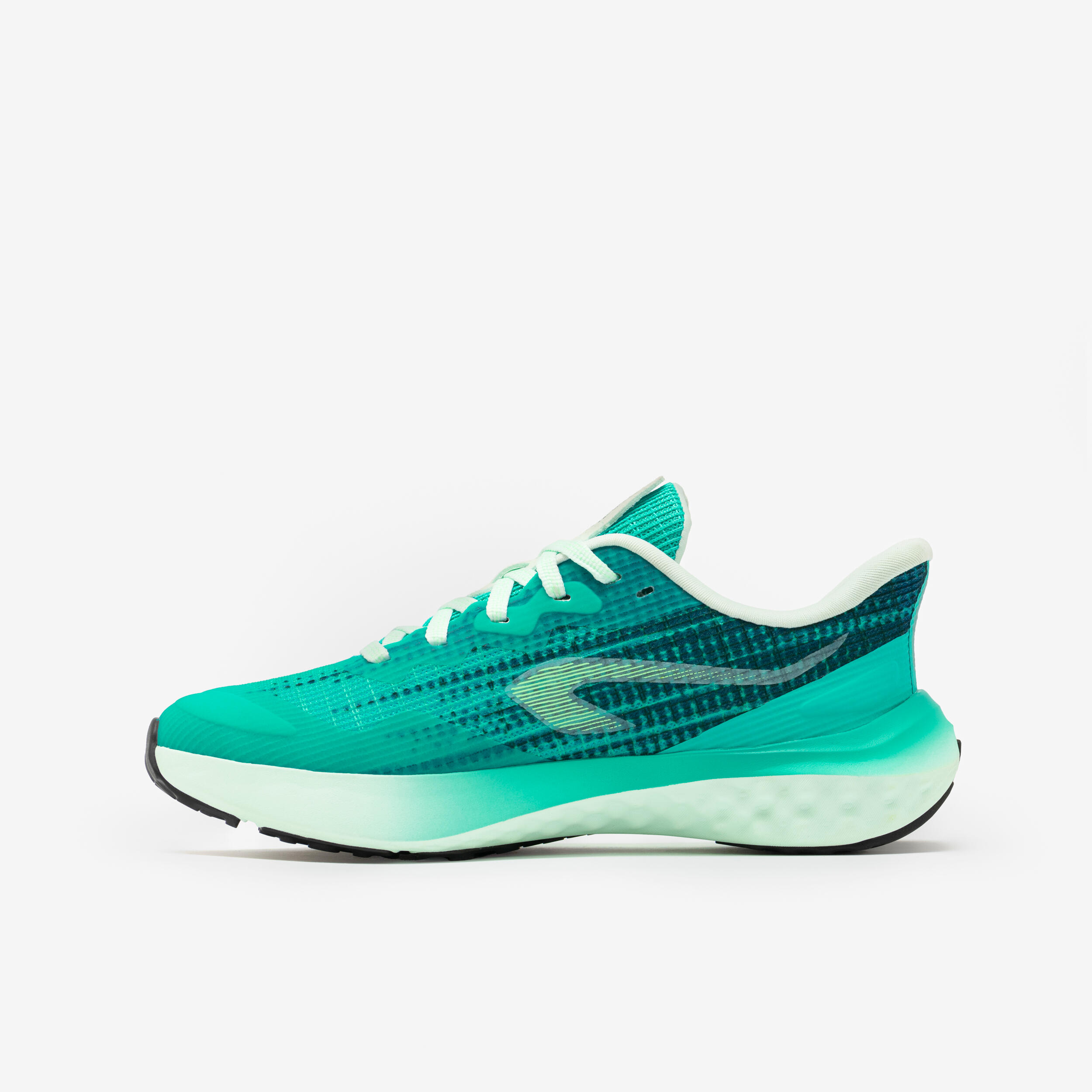 Children's Running Shoes - KIPRUN K500 FAST - Green turquoise - Decathlon
