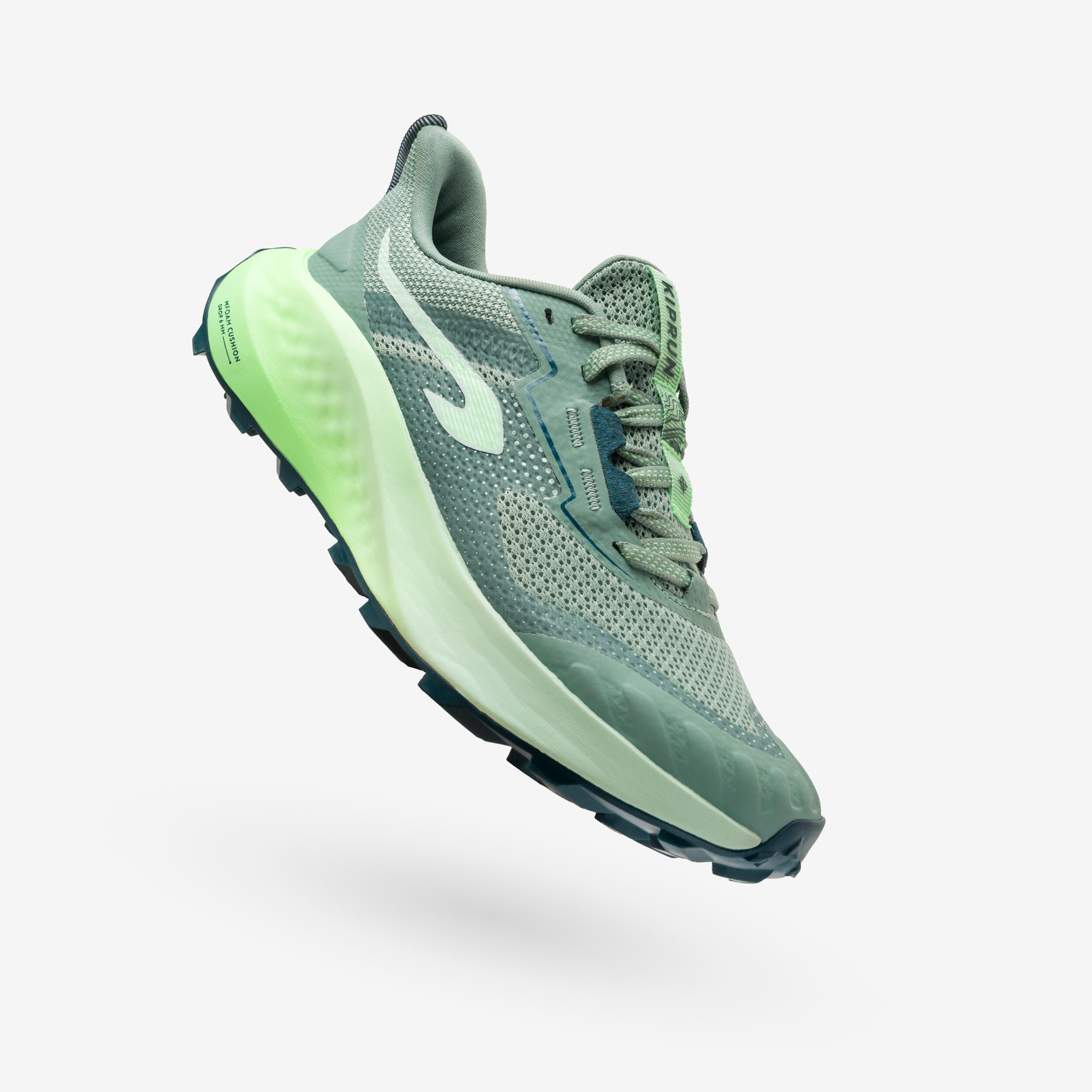 Vaikiški bėgimo bekele ir kroso bateliai „Kiprun K500 Grip “, rusvai ...