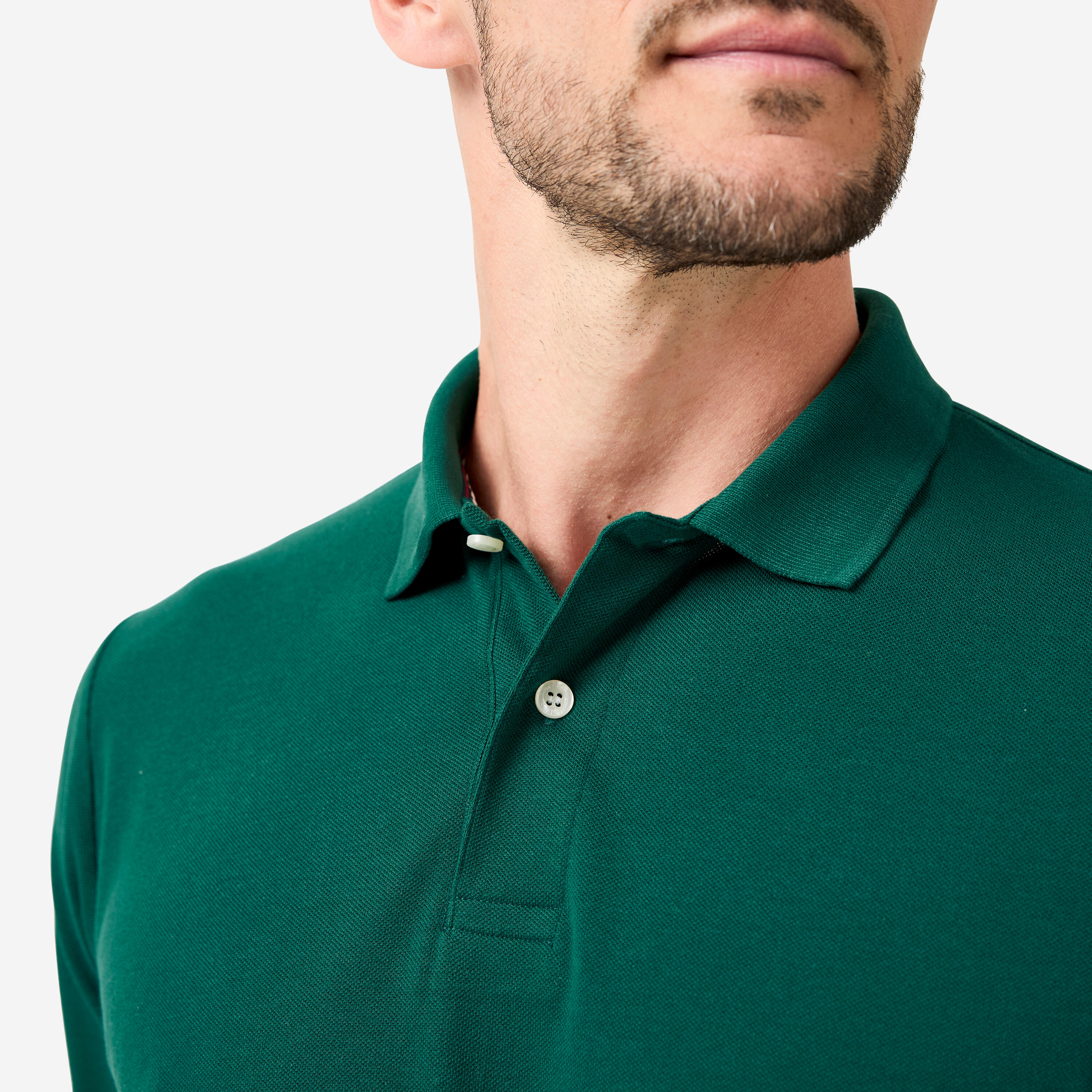 Men’s thermal golf turtleneck undershirt CW500 green INESIS | Decathlon