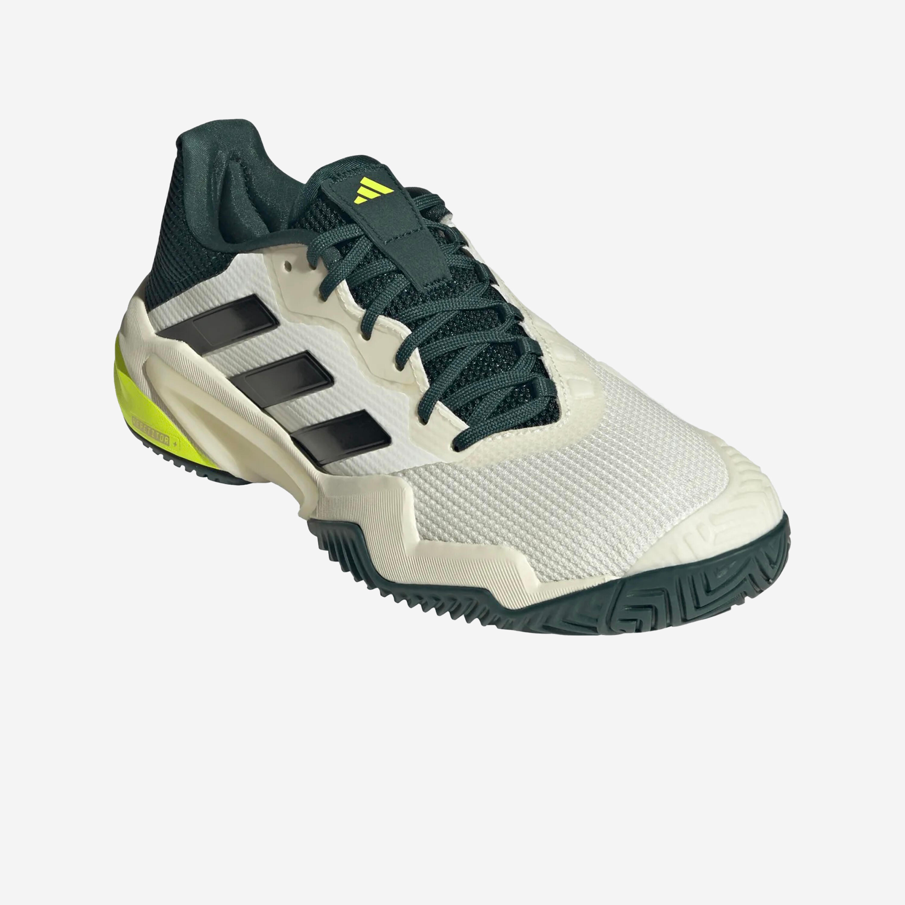 Zapatillas de tenis multipista hombre - adidas Barricade 13 blanco roto ...