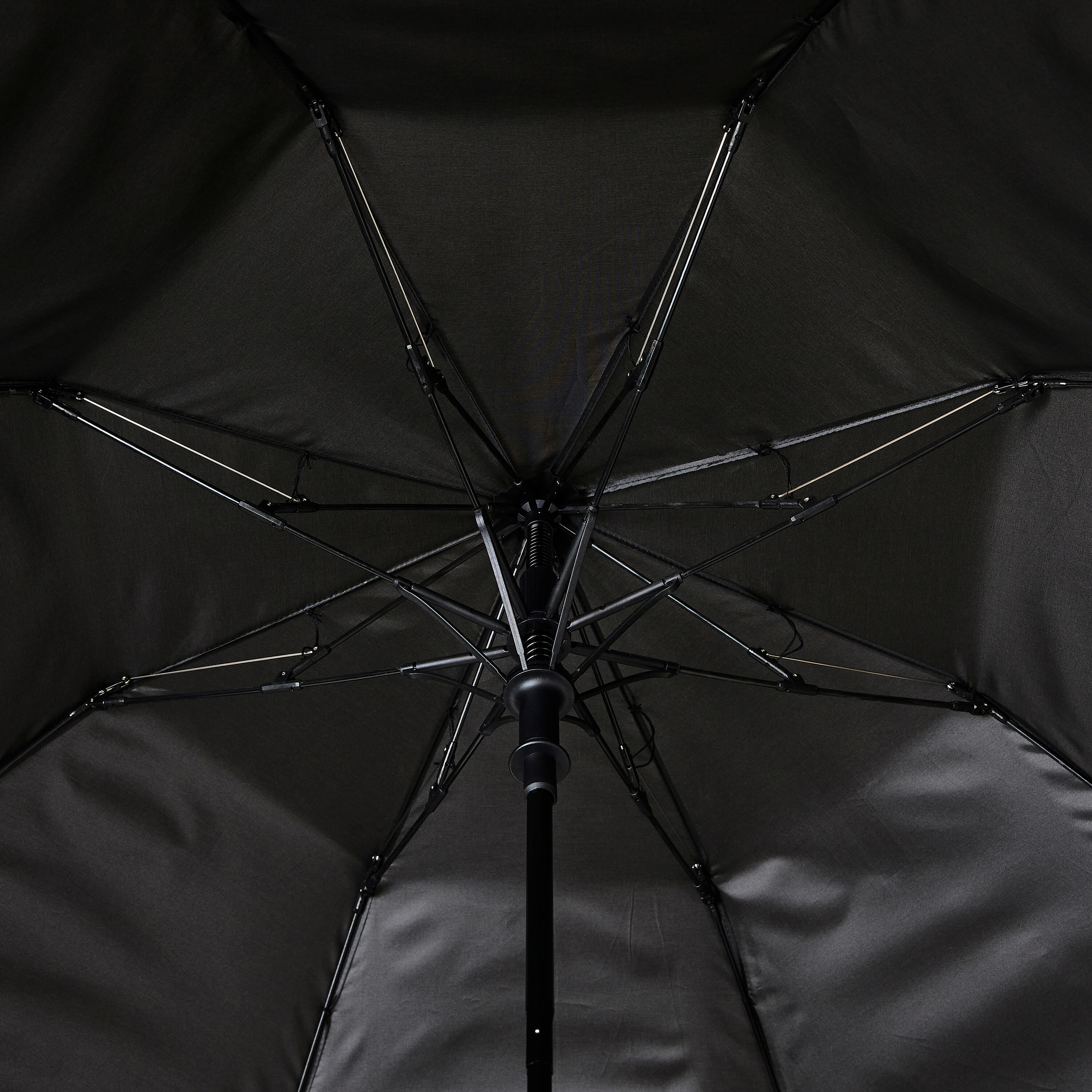 Sombrilla de golf Inesis compacta con proteccion UV negro - Decathlon
