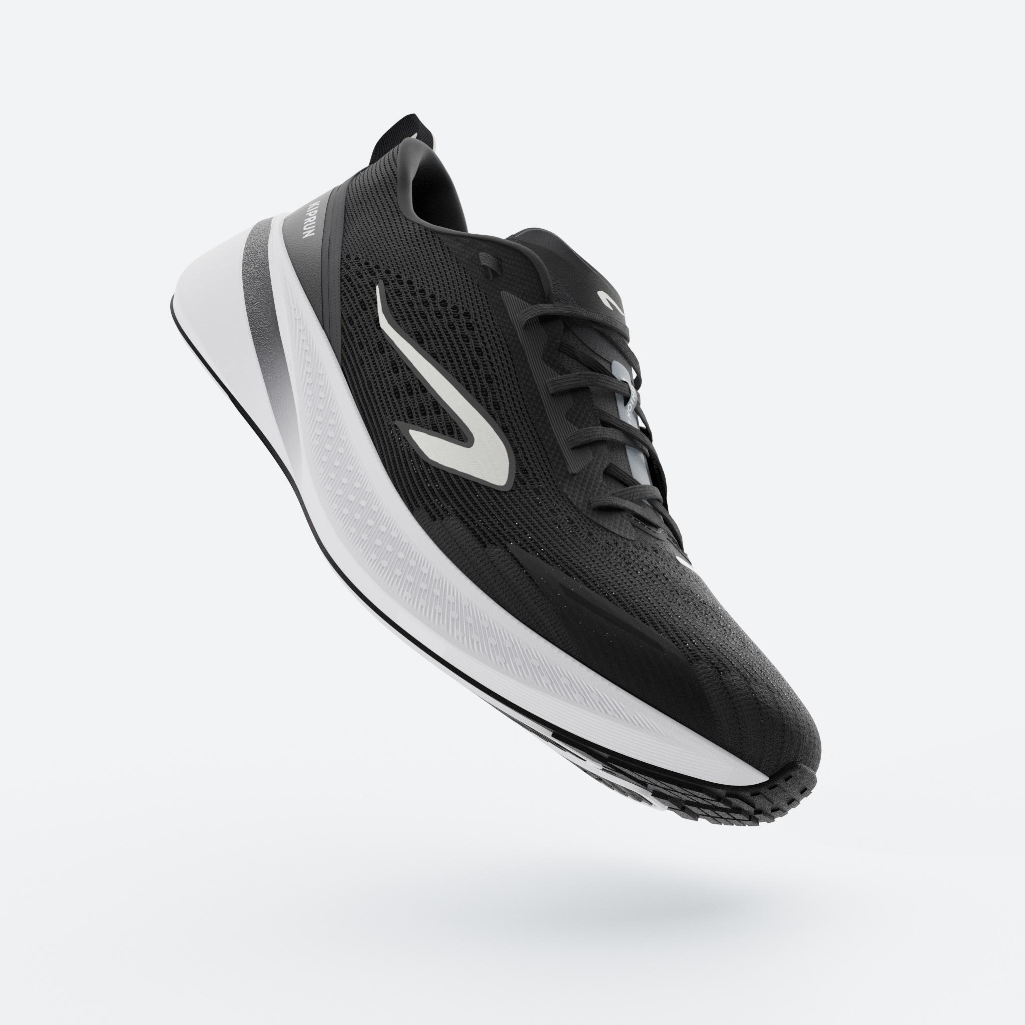 Tenis de Running Hombre - Kiprun Cushion 500 Blanco Negro - Decathlon
