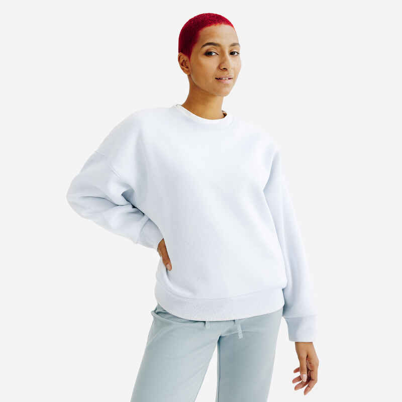 Women's Crew Neck Sweatshirt - Elementals, Blue - Decathlon