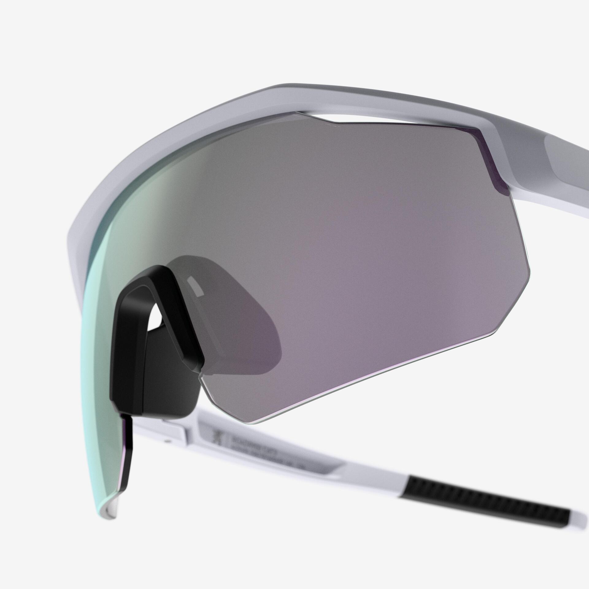 Adult Category 3 Cycling Sunglasses Perf 500 Light - White