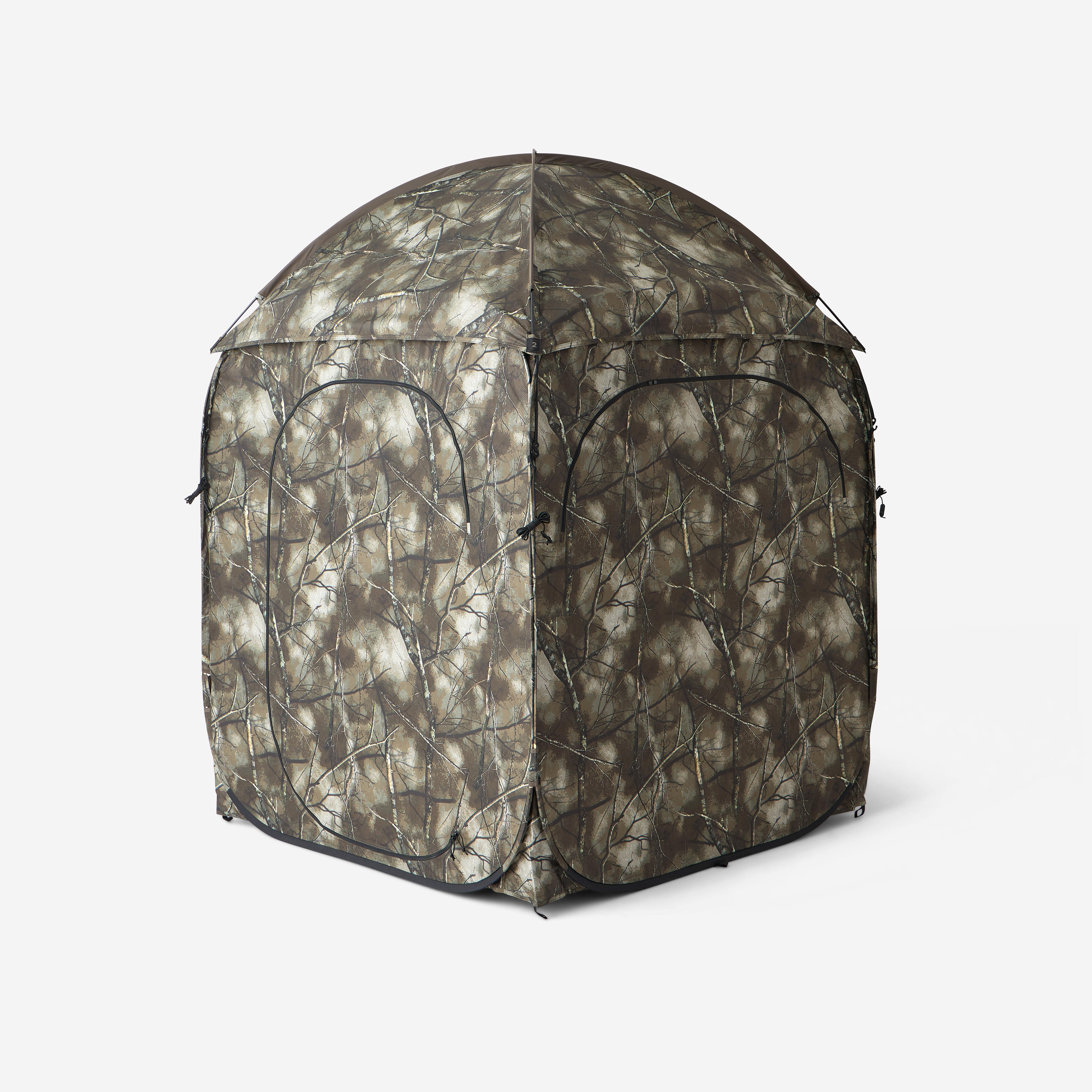 Hunting hide tent camouflage brown - Decathlon