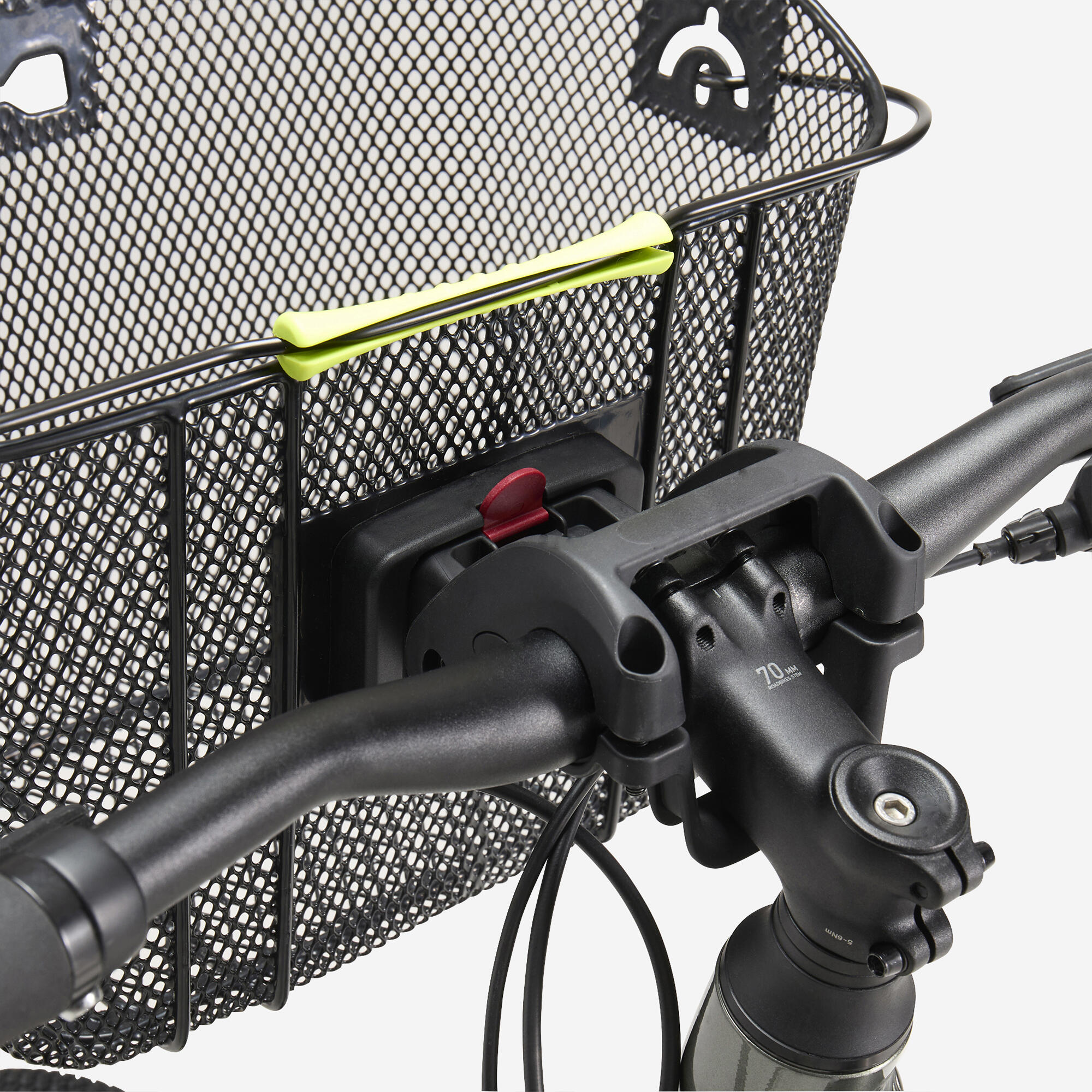 Front bike basket 500, 12 litres, handlebar 22.2-31.8 mm | Decathlon