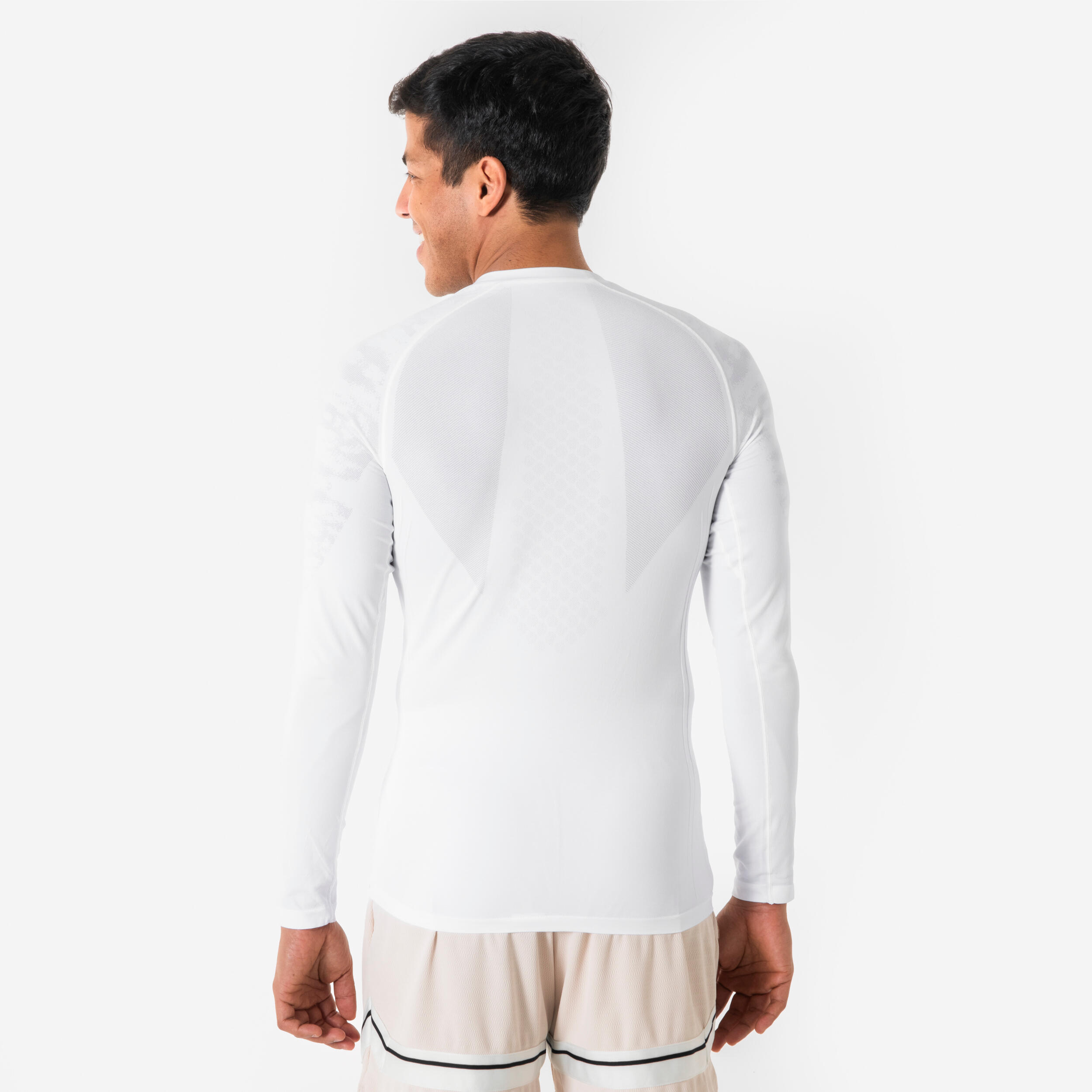 Men's/Women's Long-Sleeved Basketball Base Layer Shirt NBA - White ...