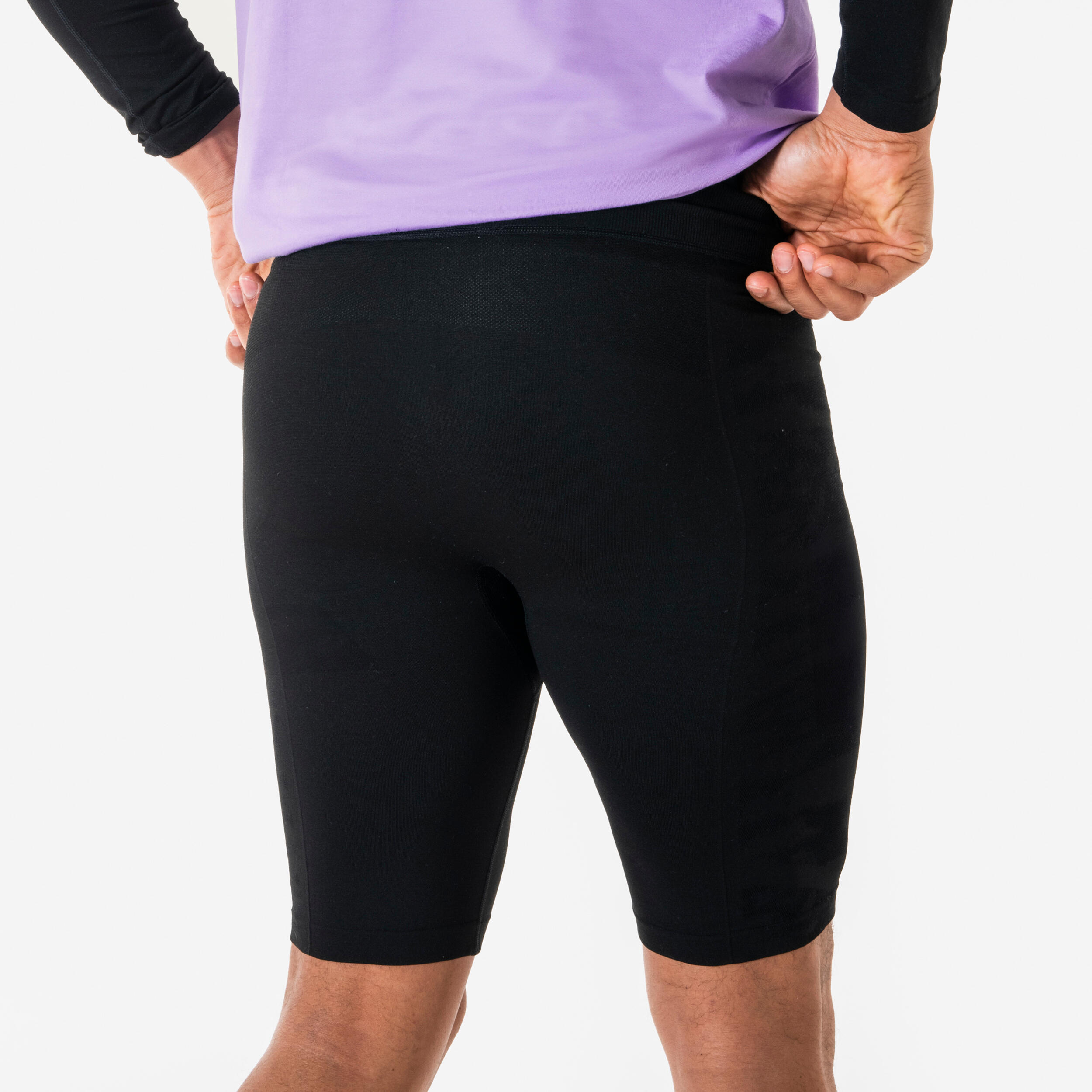 Vyriški ir moteriški apatiniai krepšinio šortai „NBA“, juodi - „Decathlon“