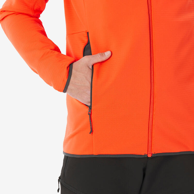 QUECHUA - Polar cu fermoar Drumeție la munte MH500 Bej Bărbați | Decathlon