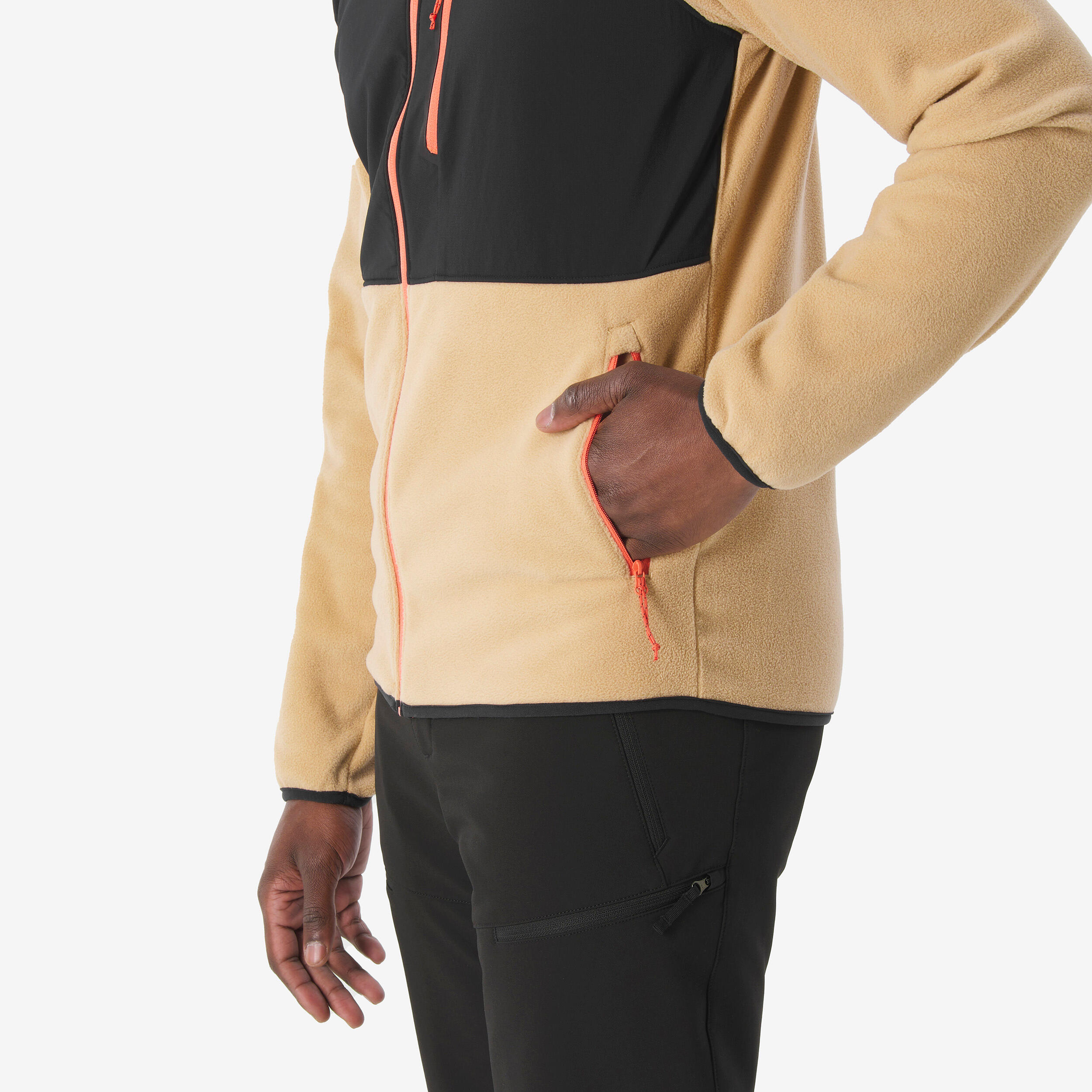 Fliso džemperis su užtrauktuku „Columbia Kearney Falls“, gelsvas ...