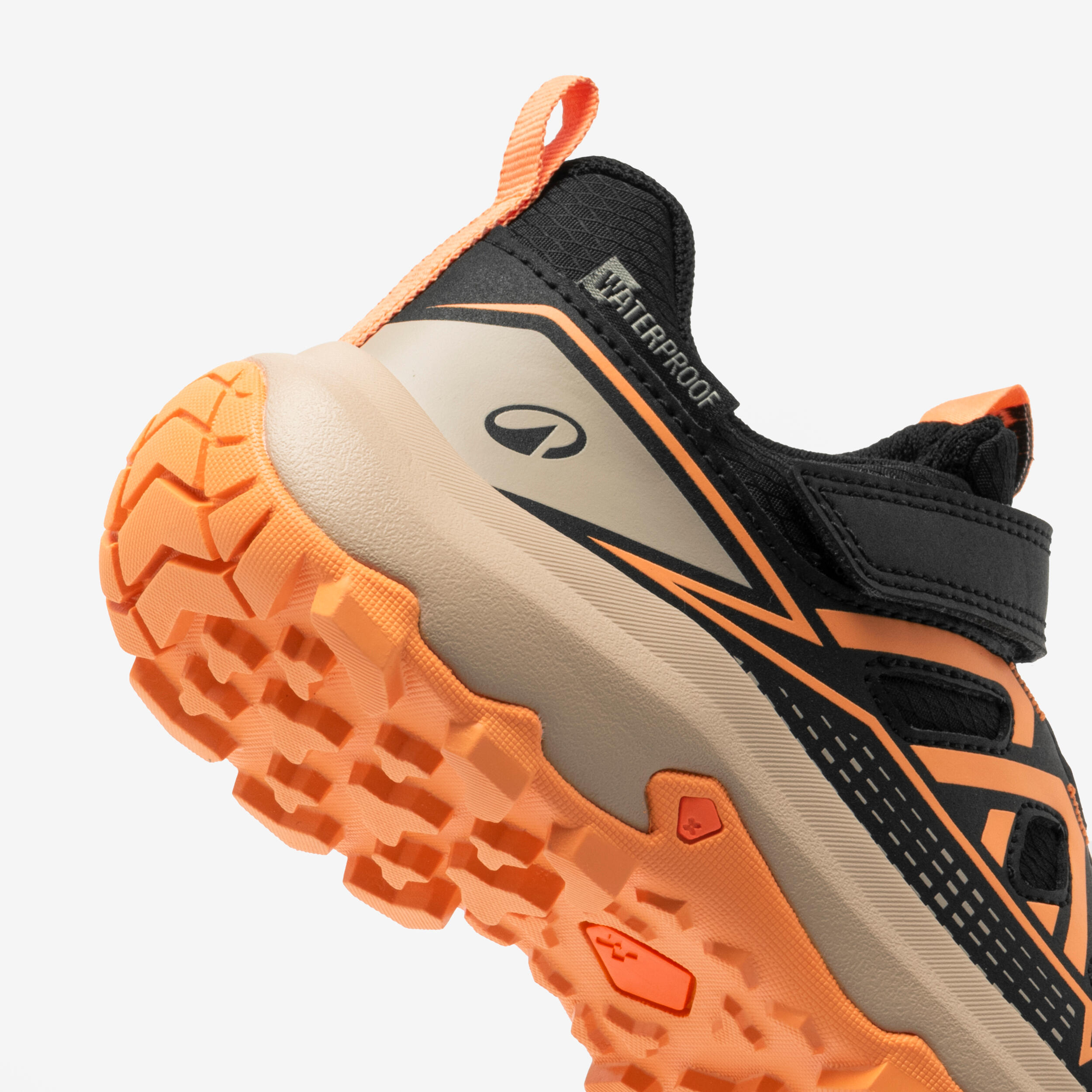 Waterdichte lage wandelschoenen voor kinderen Crossrock oranje maat 24 ...