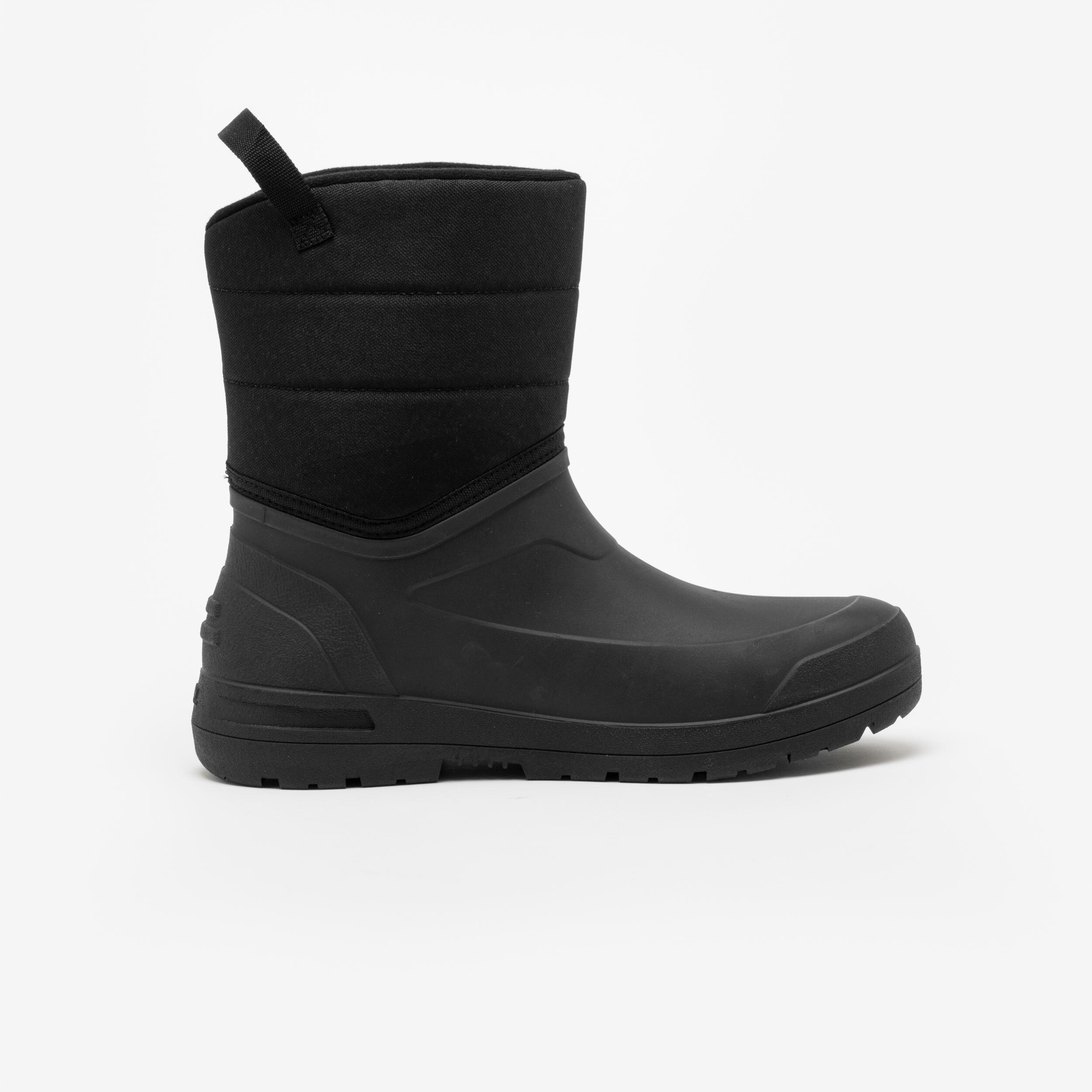 Second Life - Men’s warm waterproof snow hiking boots NH100 - Black ...