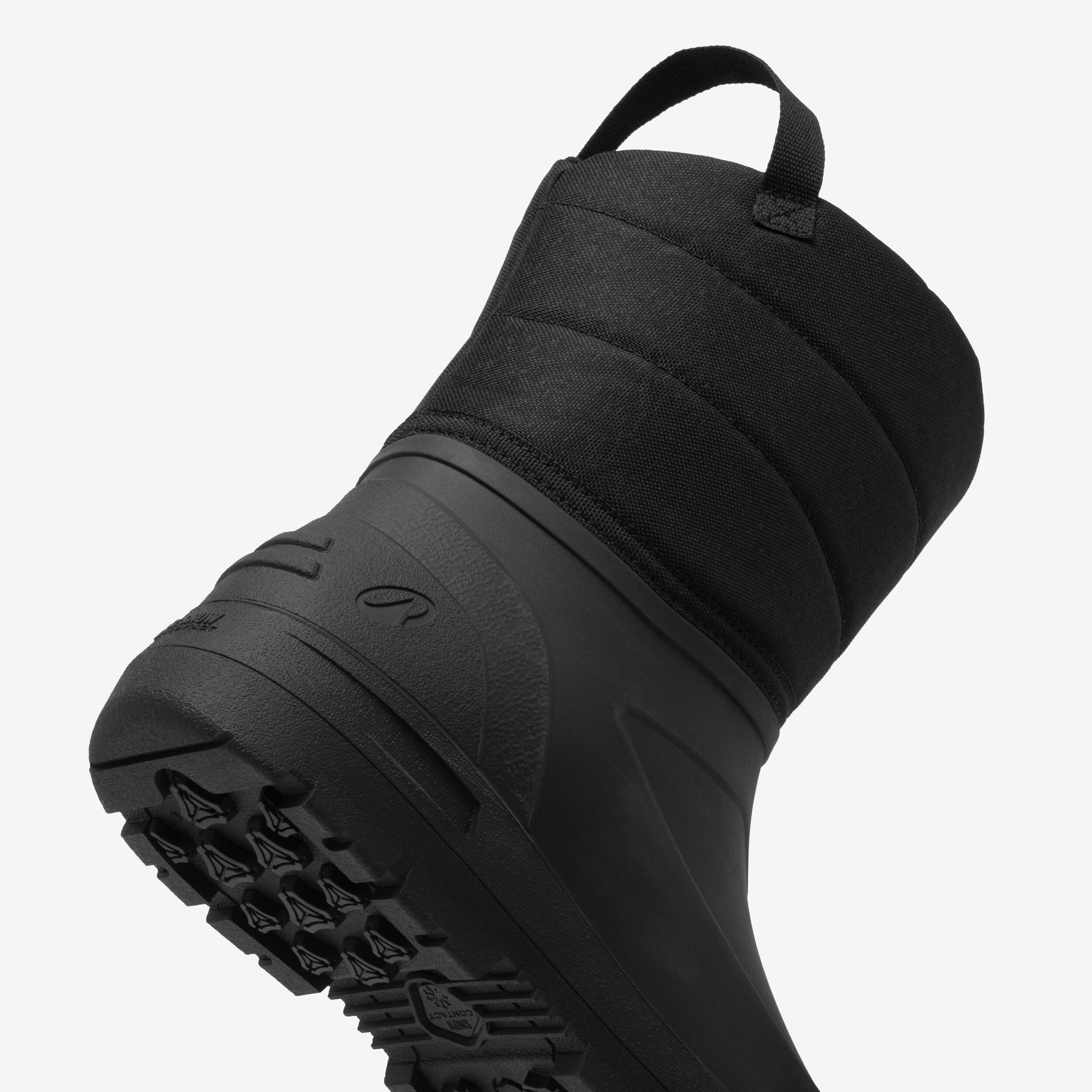 Second Life - Men’s warm waterproof snow hiking boots NH100 - Black ...