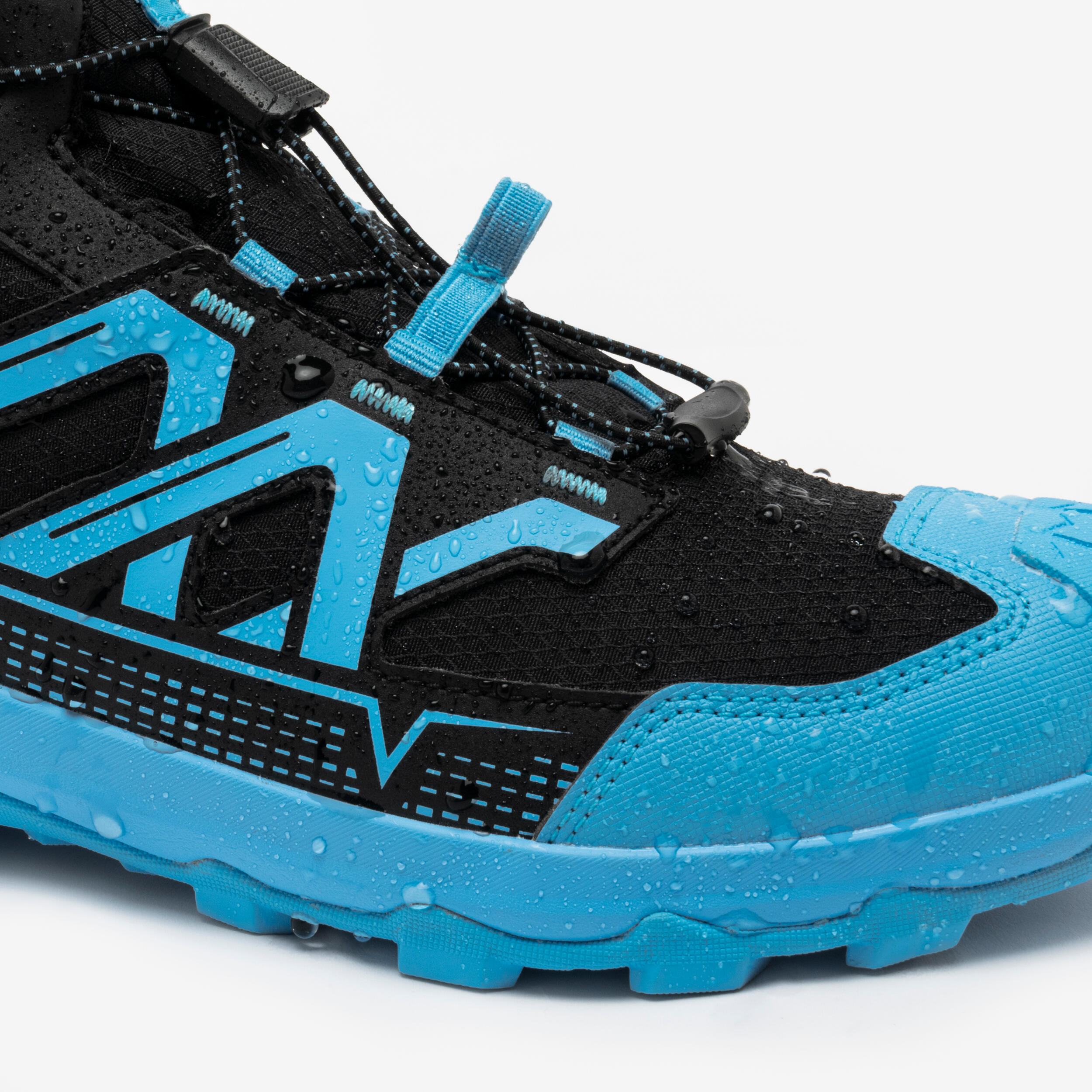 Kid’s waterproof hiking boots, UK Jnr sizes 2.5-5, CROSSROCK MID - Blue ...