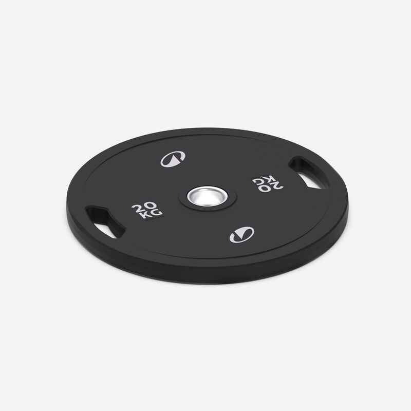 Weight Training Disc with Handles 20 kg, Pro Range - Decathlon