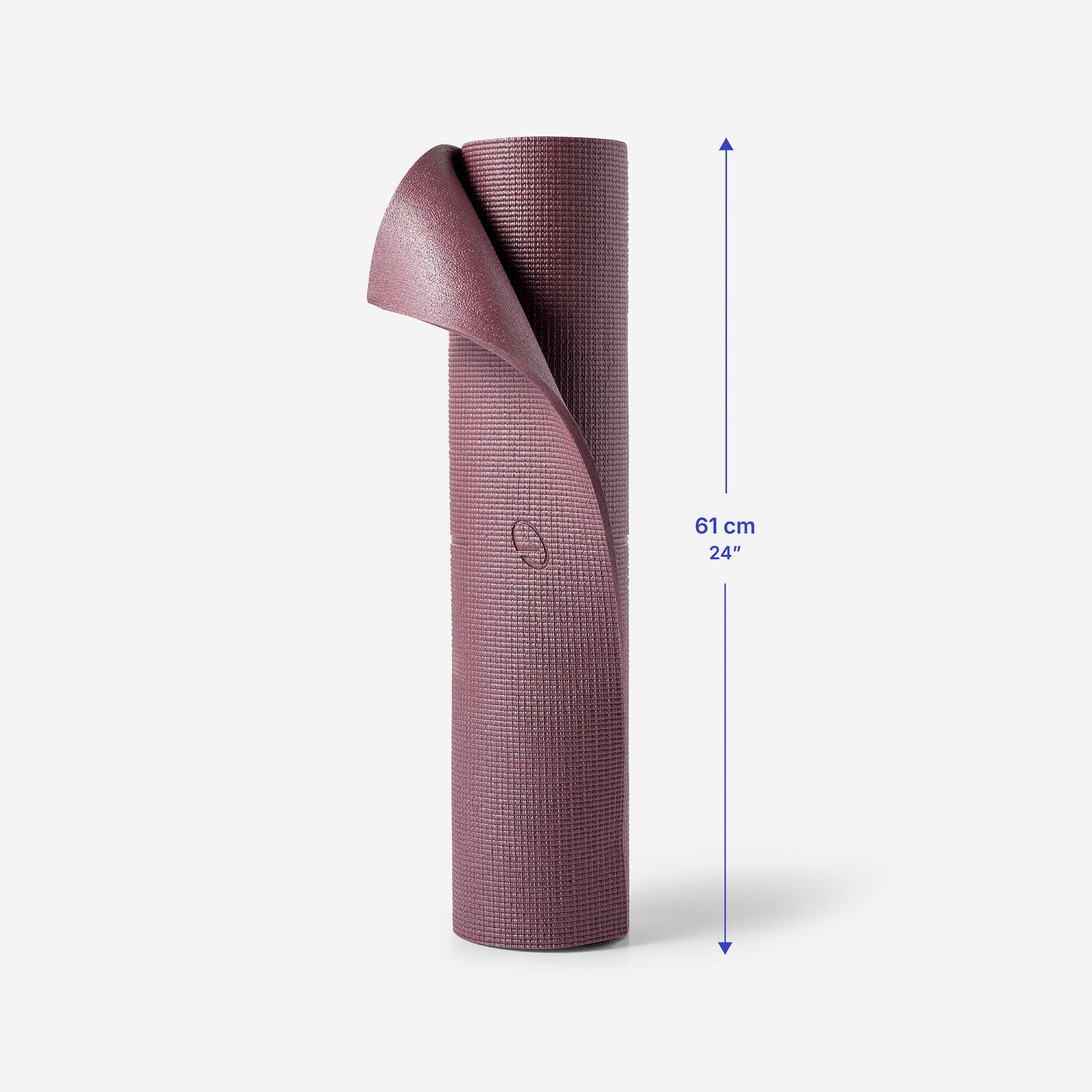 8mm Gentle Yoga Mat - Burgundy