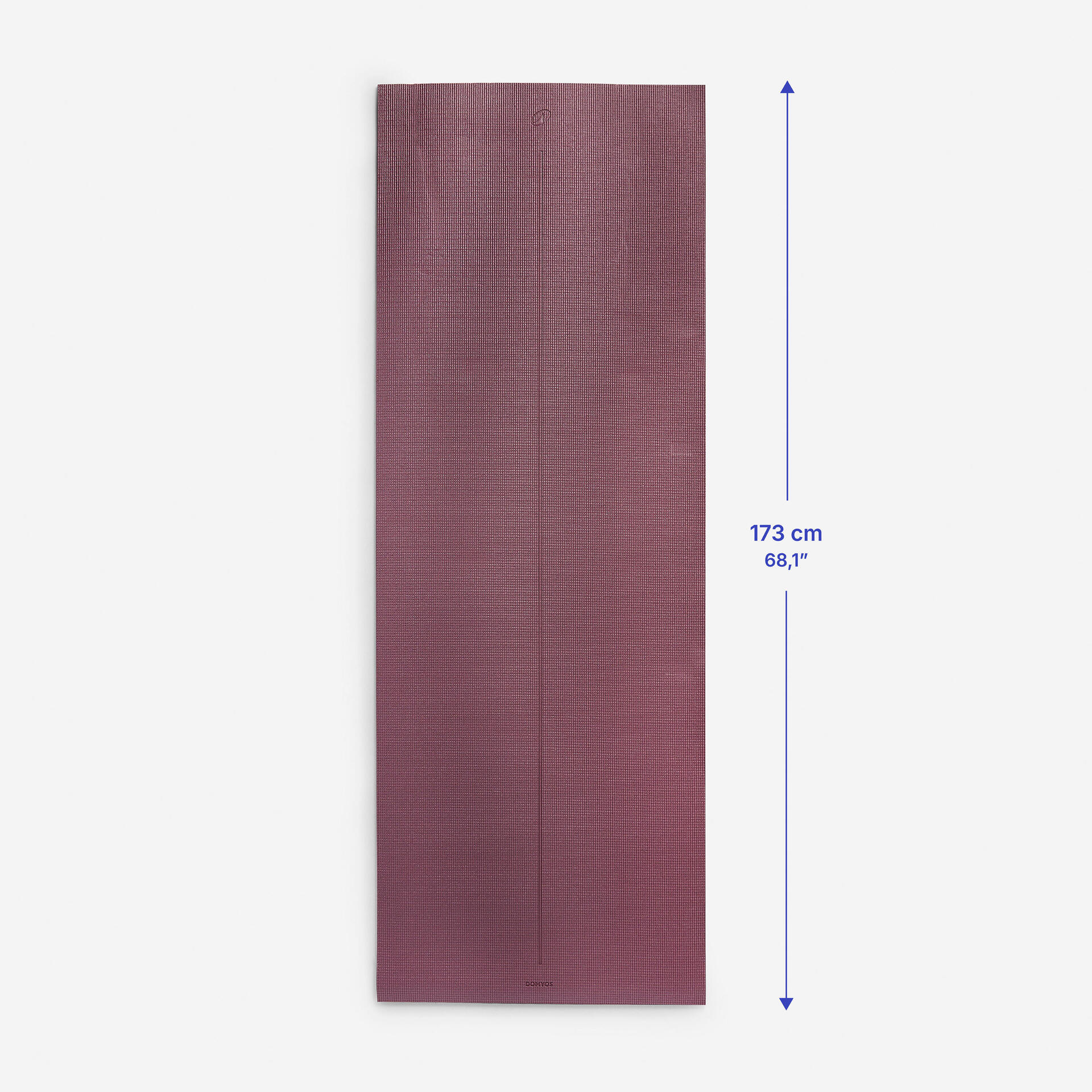 8mm Gentle Yoga Mat - Burgundy