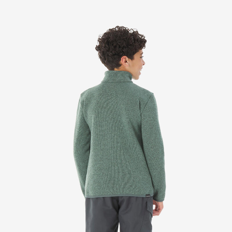 QUECHUA - Polar cu fermoar Drumeție NH500 Albastru Copii 7-15 ani | Decathlon