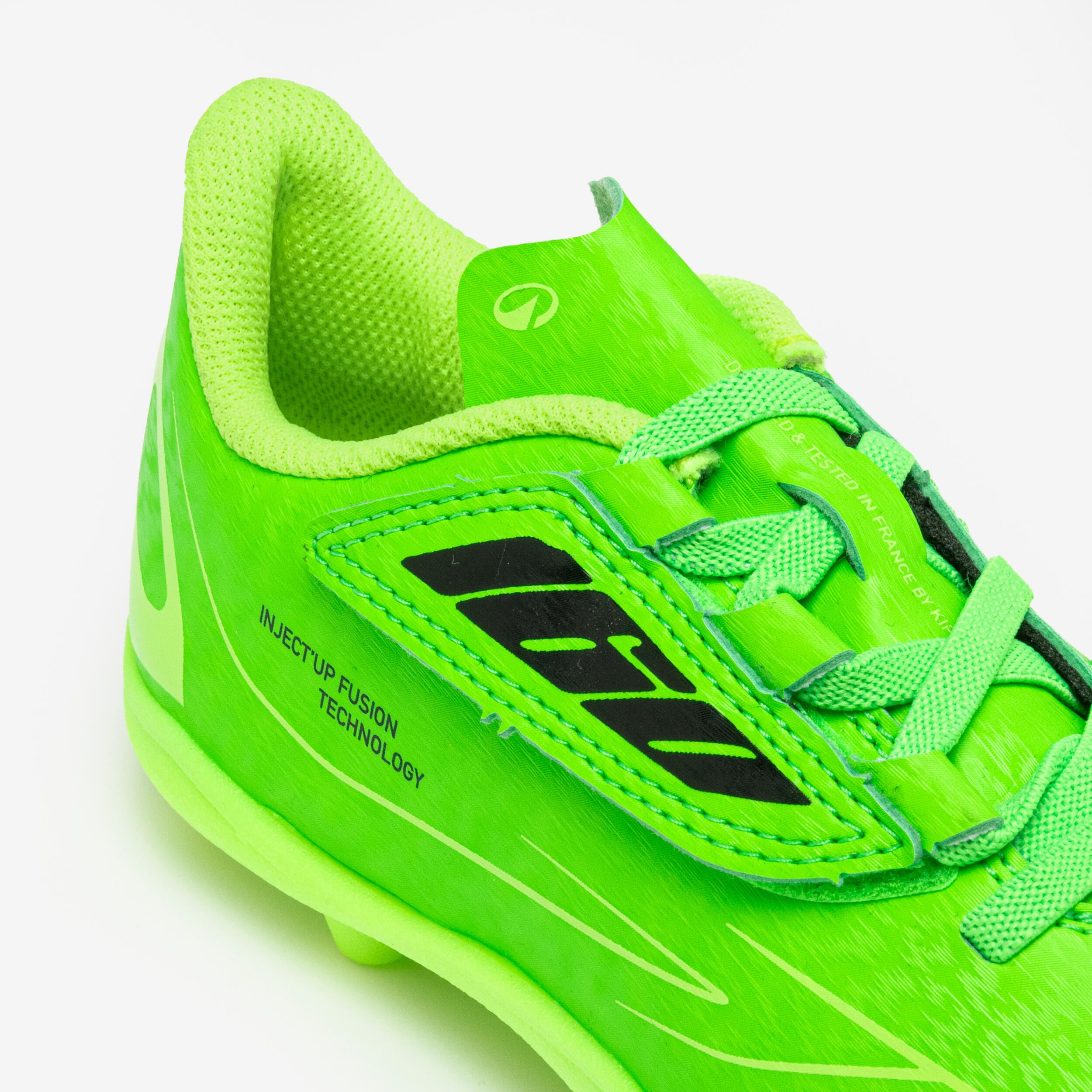 Bērnu futbola apavi “160 Easy MG”, neona zaļi - Decathlon