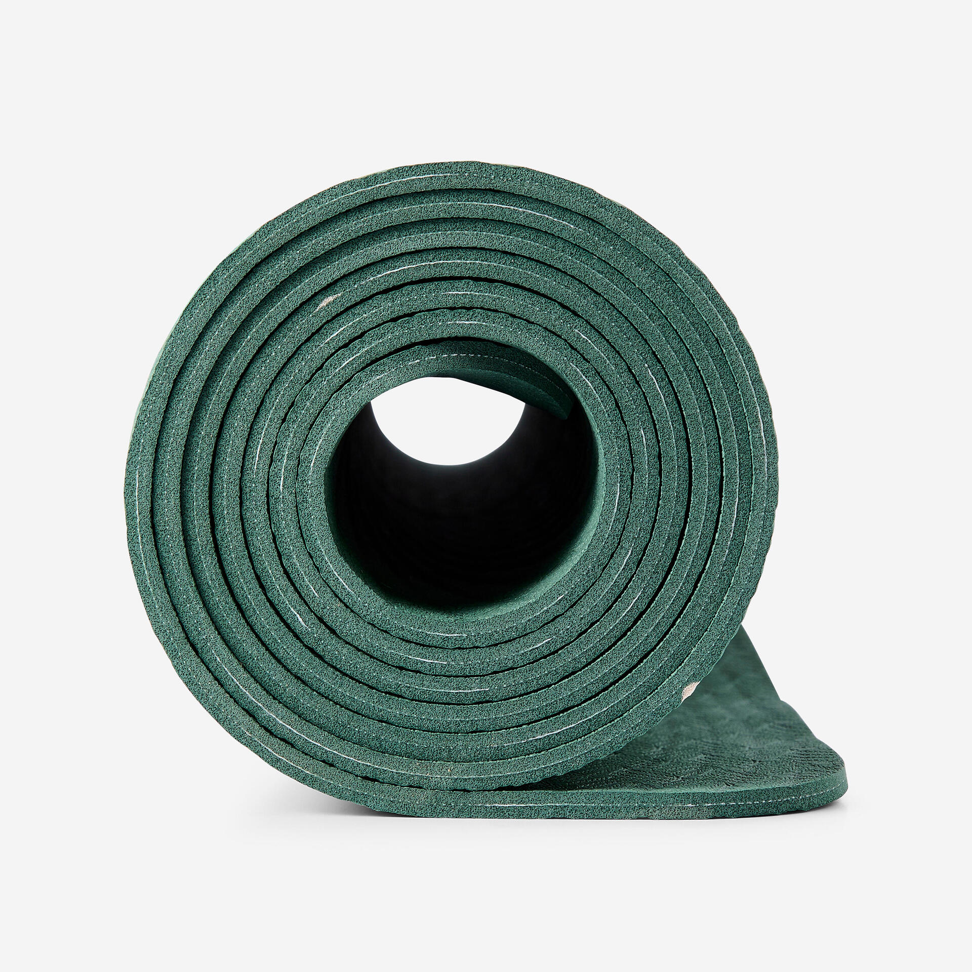 Light Yoga Mat 185 x 61 cm x 5 mm - Green