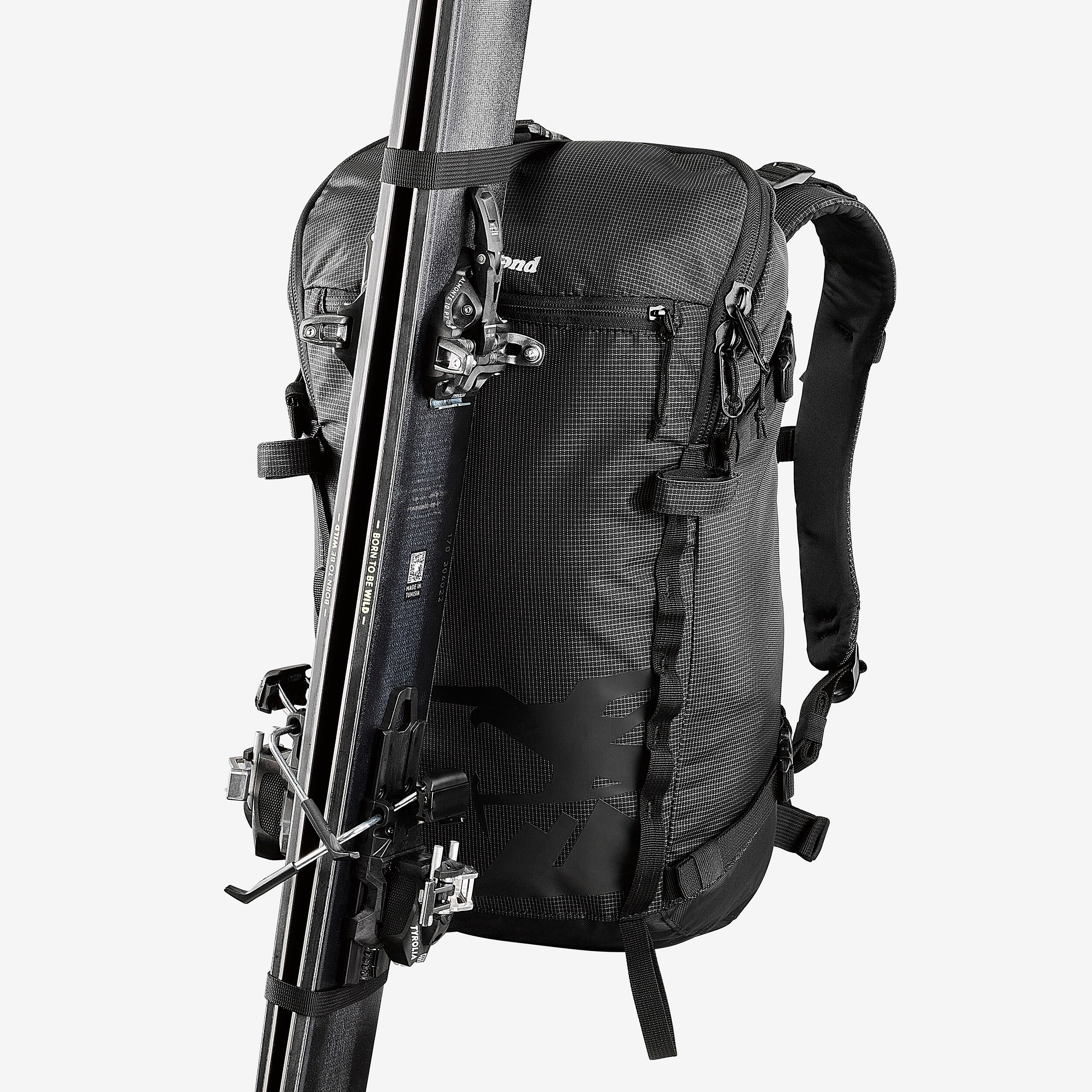 Mountaineering Backpack - Alpinism 22 Black - smoked black - Simond ...