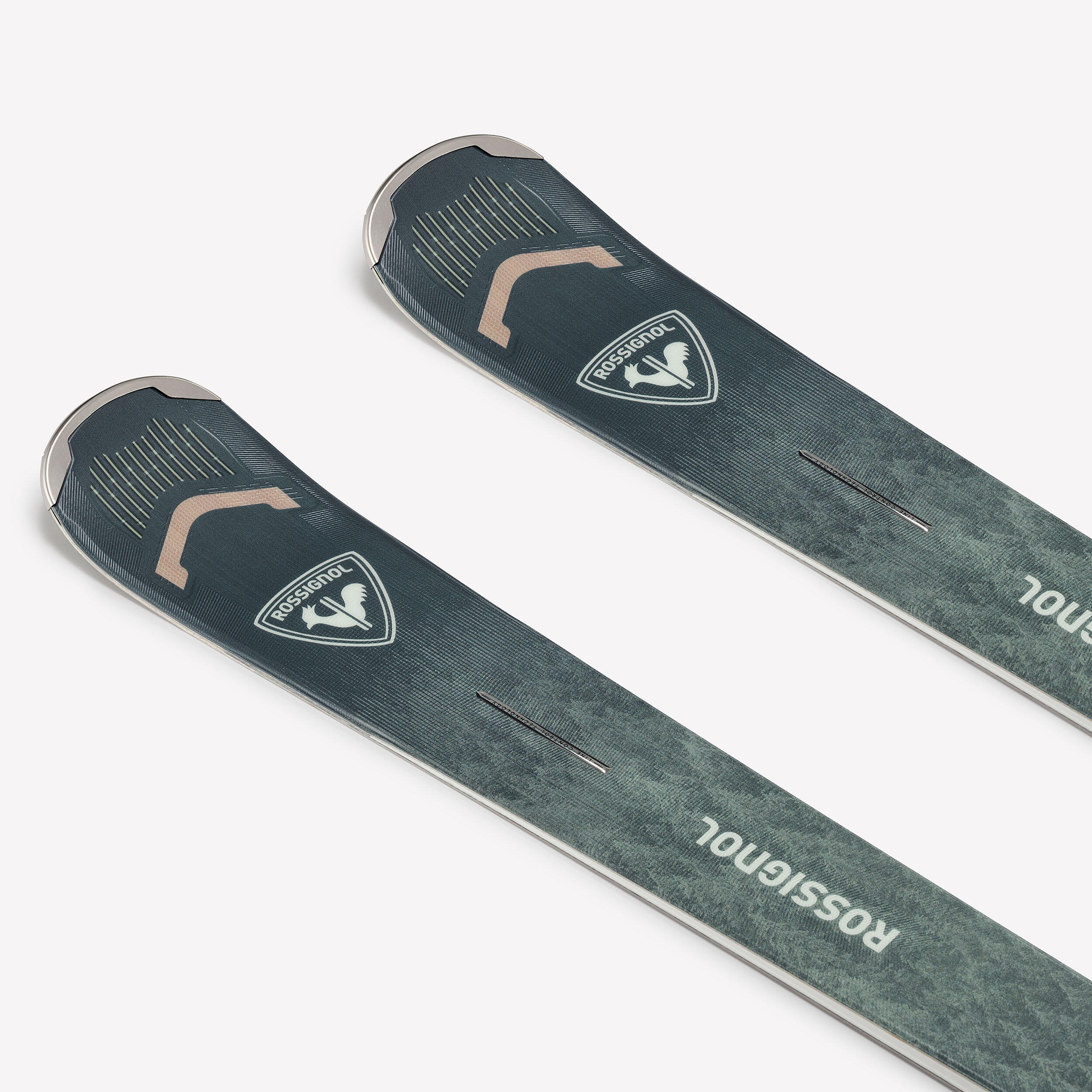 Women’s Rossignol all-mountain skis with bindings, Arcade 82 W almond ...