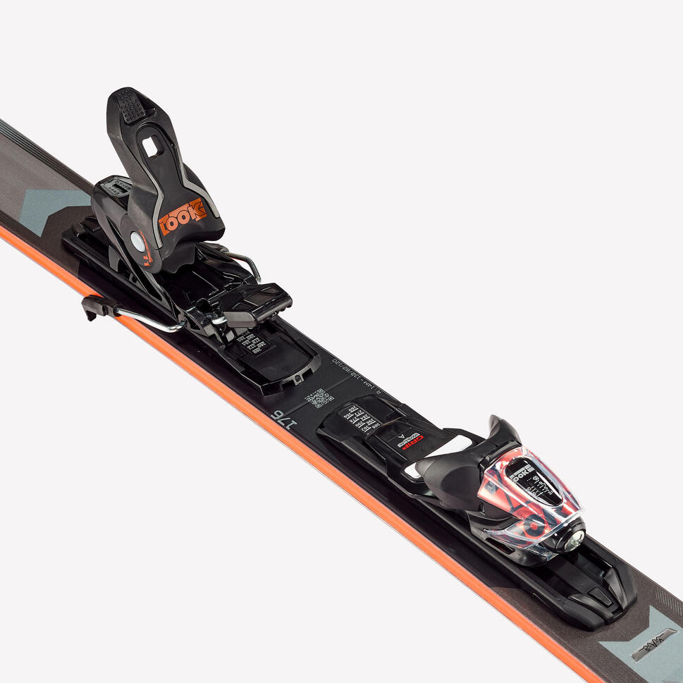 Ski All Mountain avec fixations homme Rossignol, Arcade 82 M, gris ...