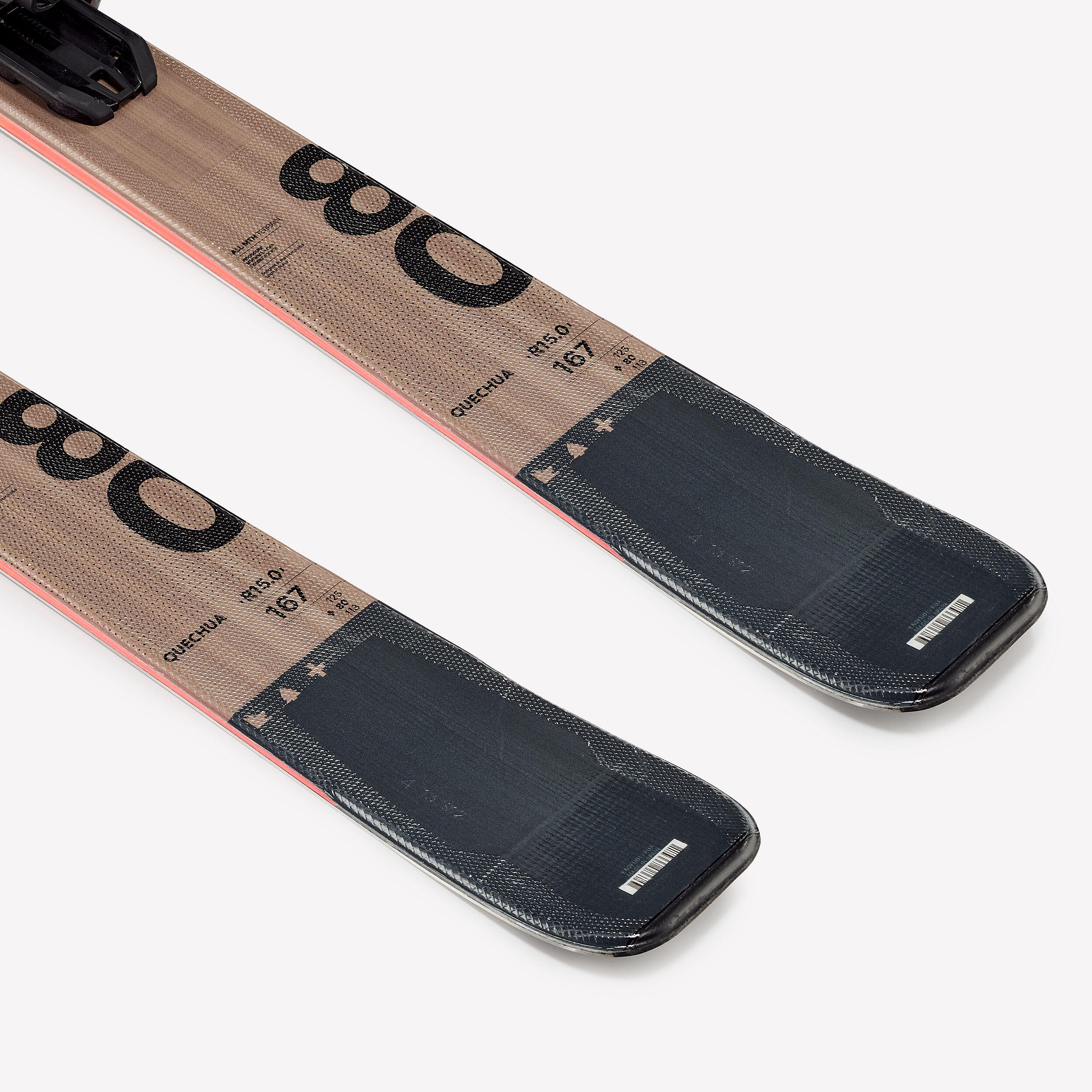 Men’s All-Mountain skis with bindings, Patrol 80, Wood WEDZE | Decathlon